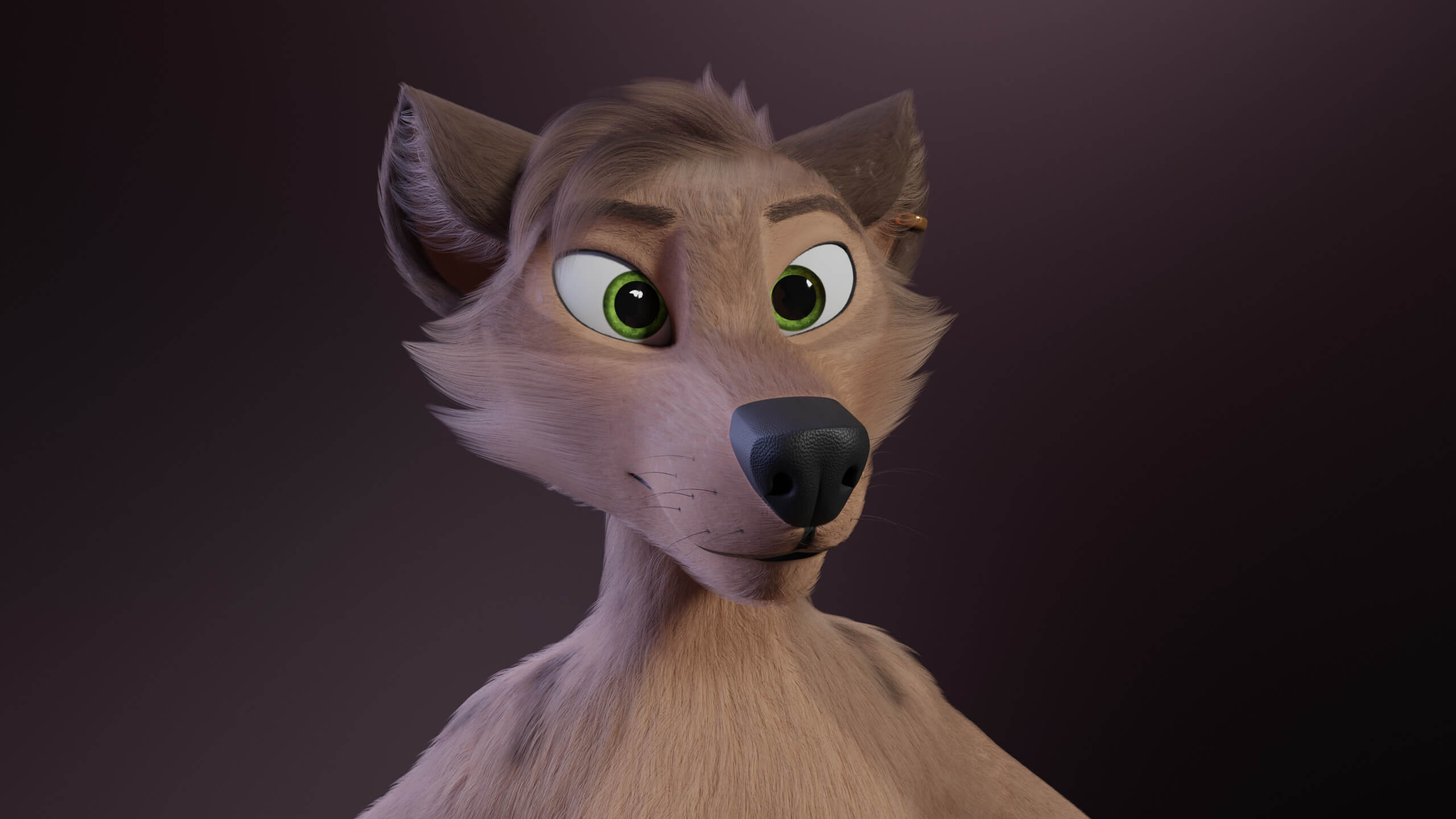 Kovu Anthro Wolf - 3D Model by CM Studios