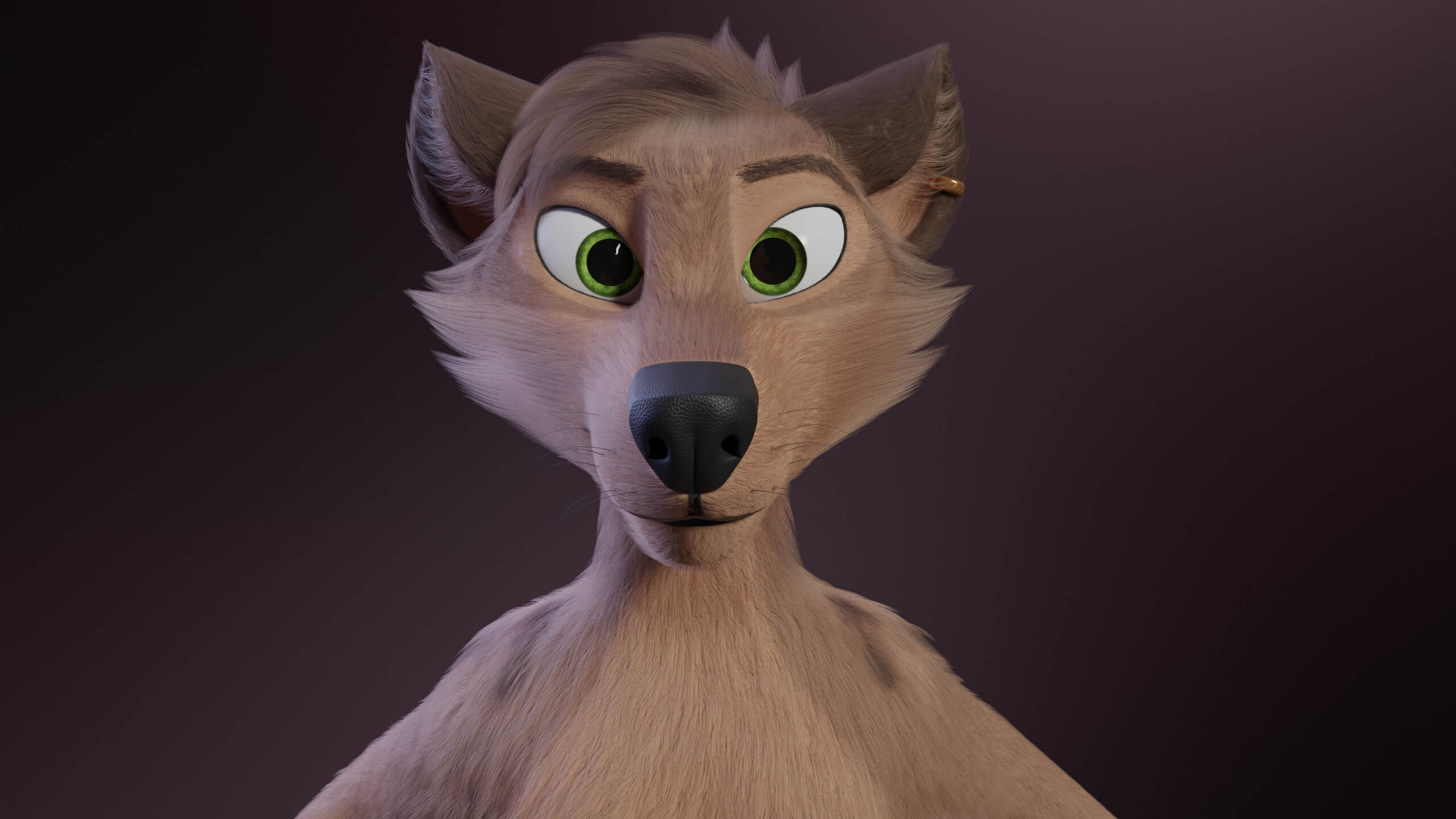 Kovu Anthro Wolf - 3D Model by CM Studios