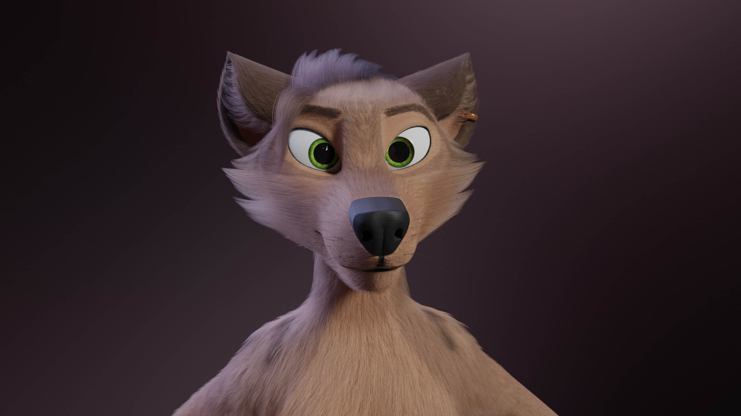 Kovu Anthro Wolf - 3D Model by CM Studios