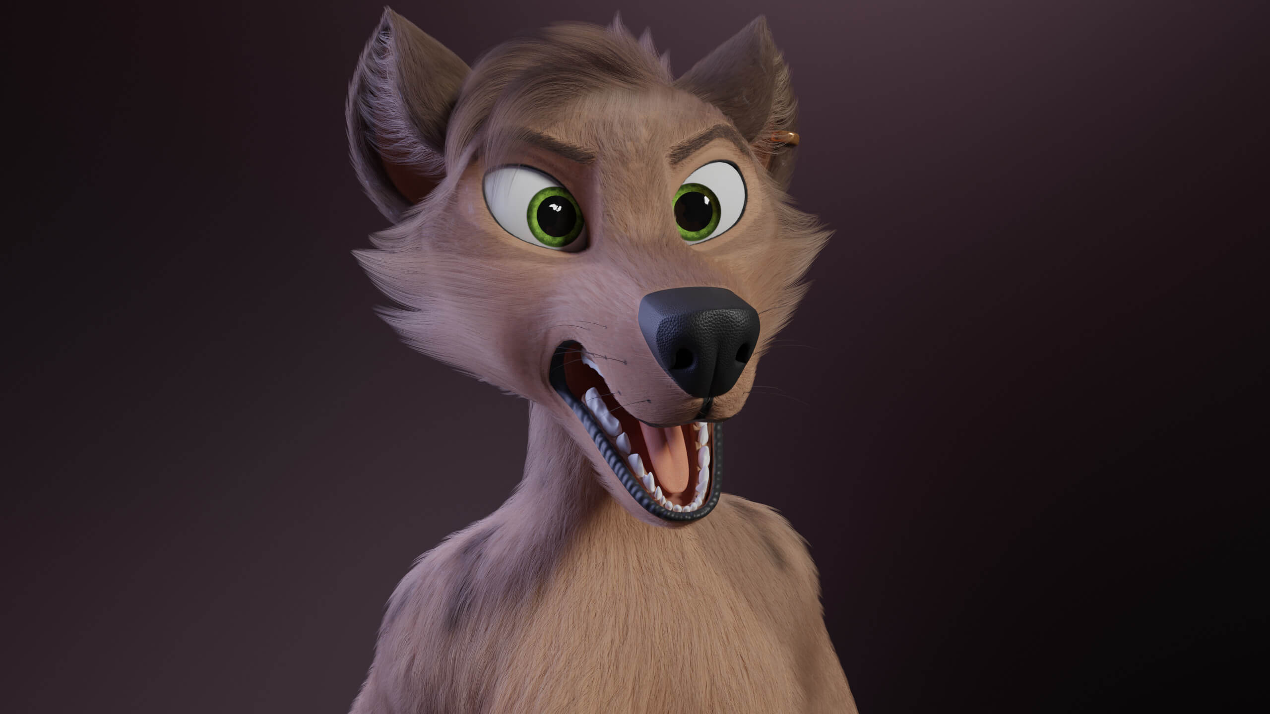 Kovu Anthro Wolf - 3D Model by CM Studios