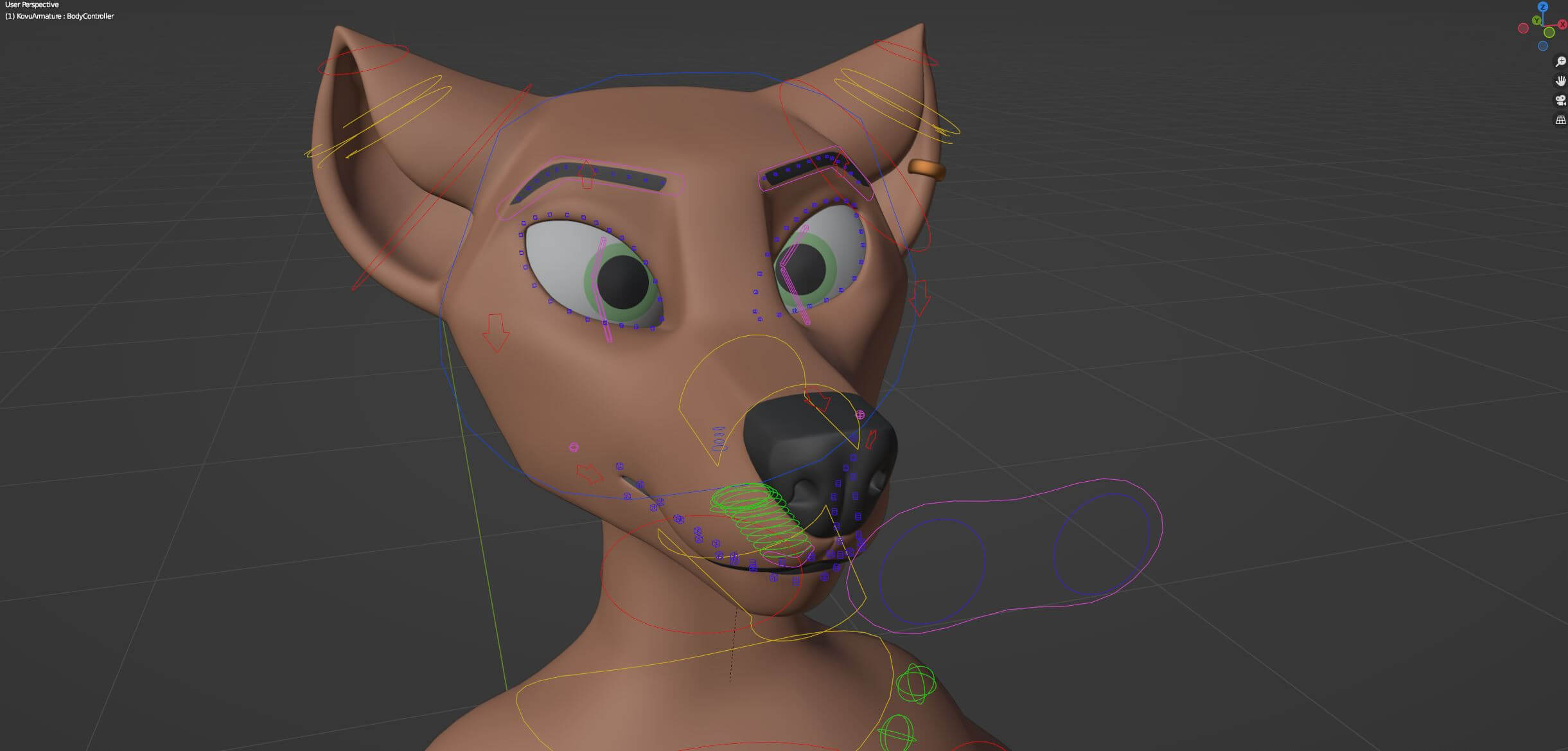 Kovu Anthro Wolf - 3D Model by CM Studios