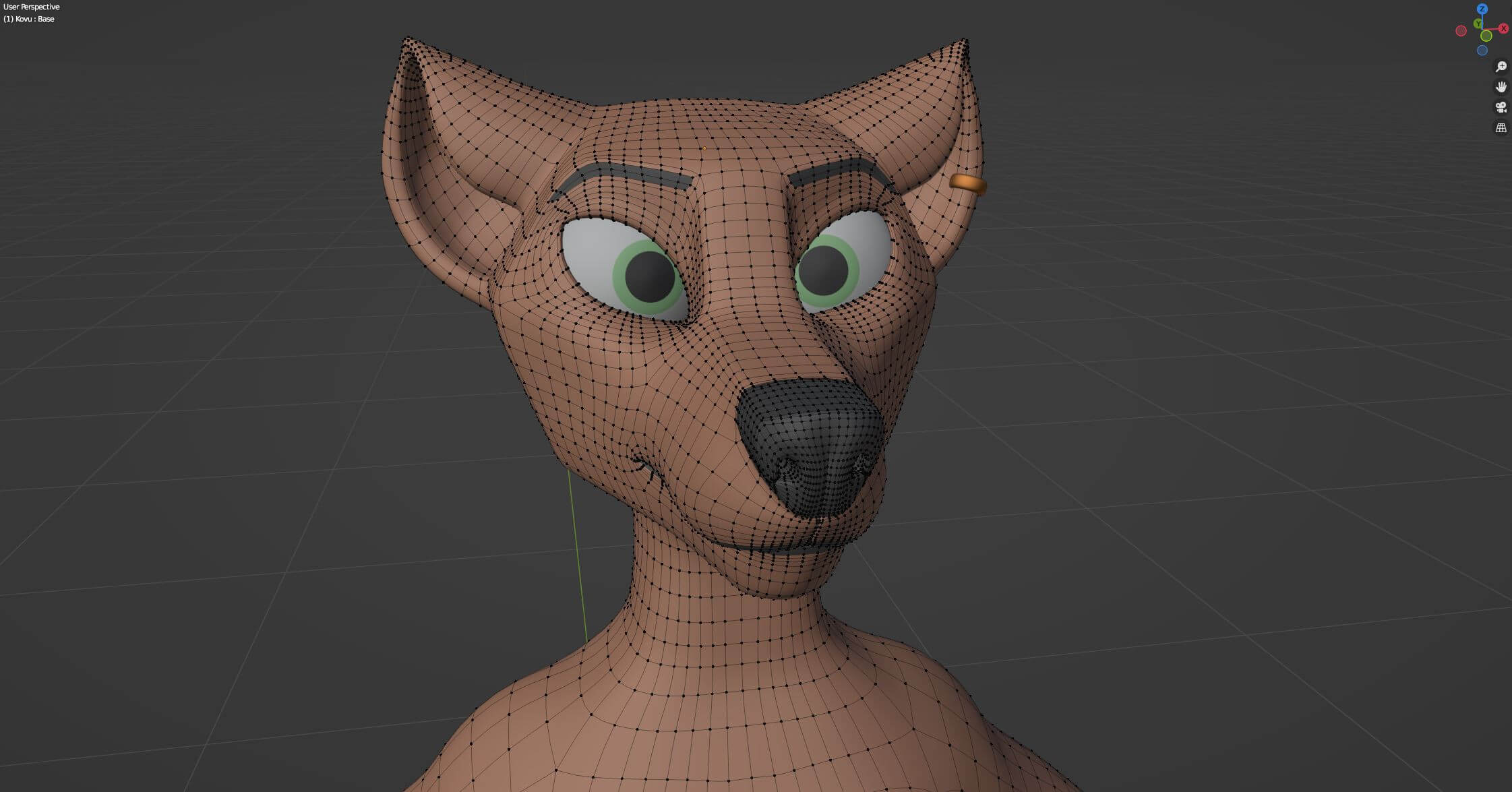 Kovu Anthro Wolf - 3D Model by CM Studios