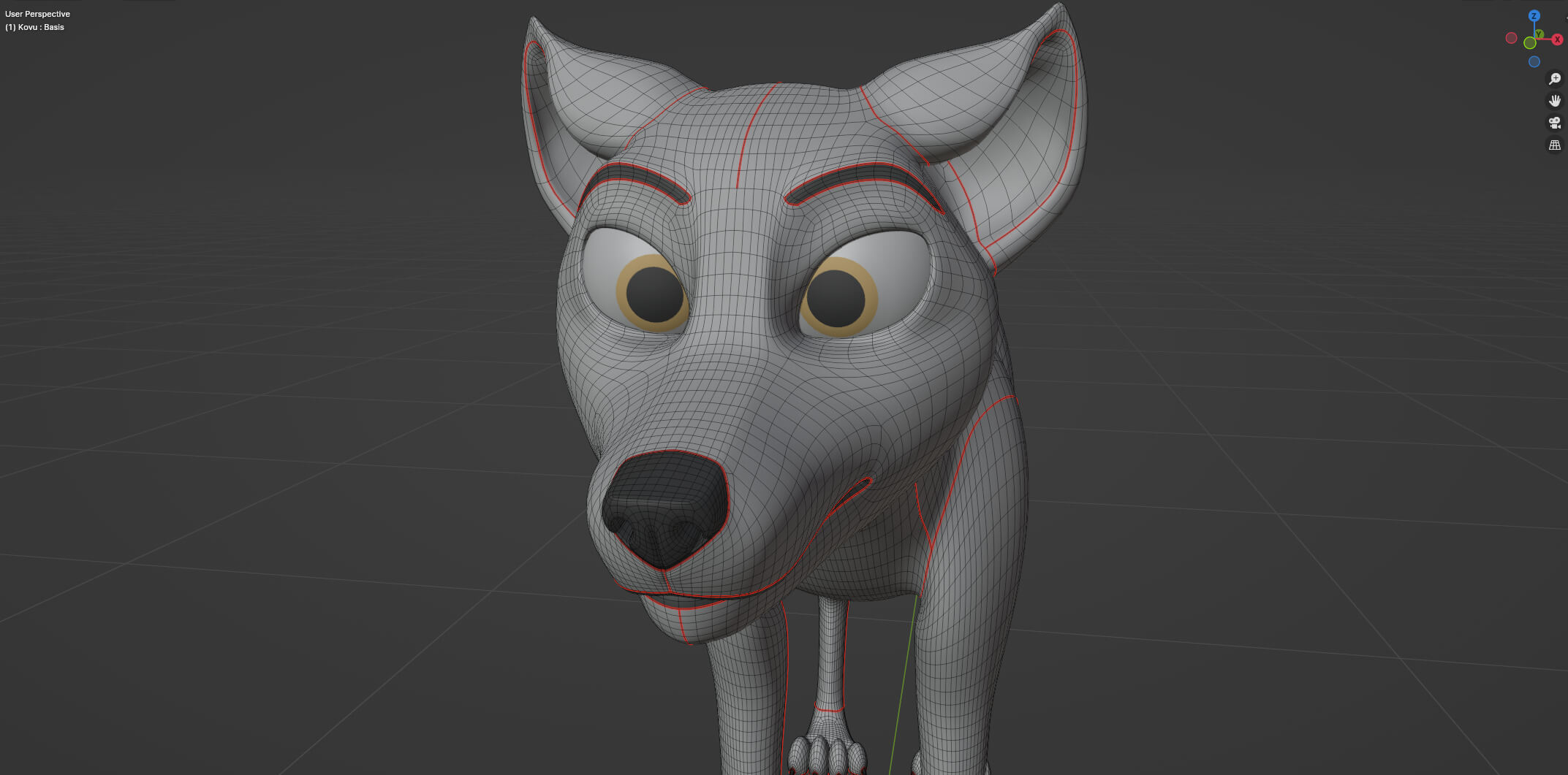Kovu Wolf 3D Model by CM Studios