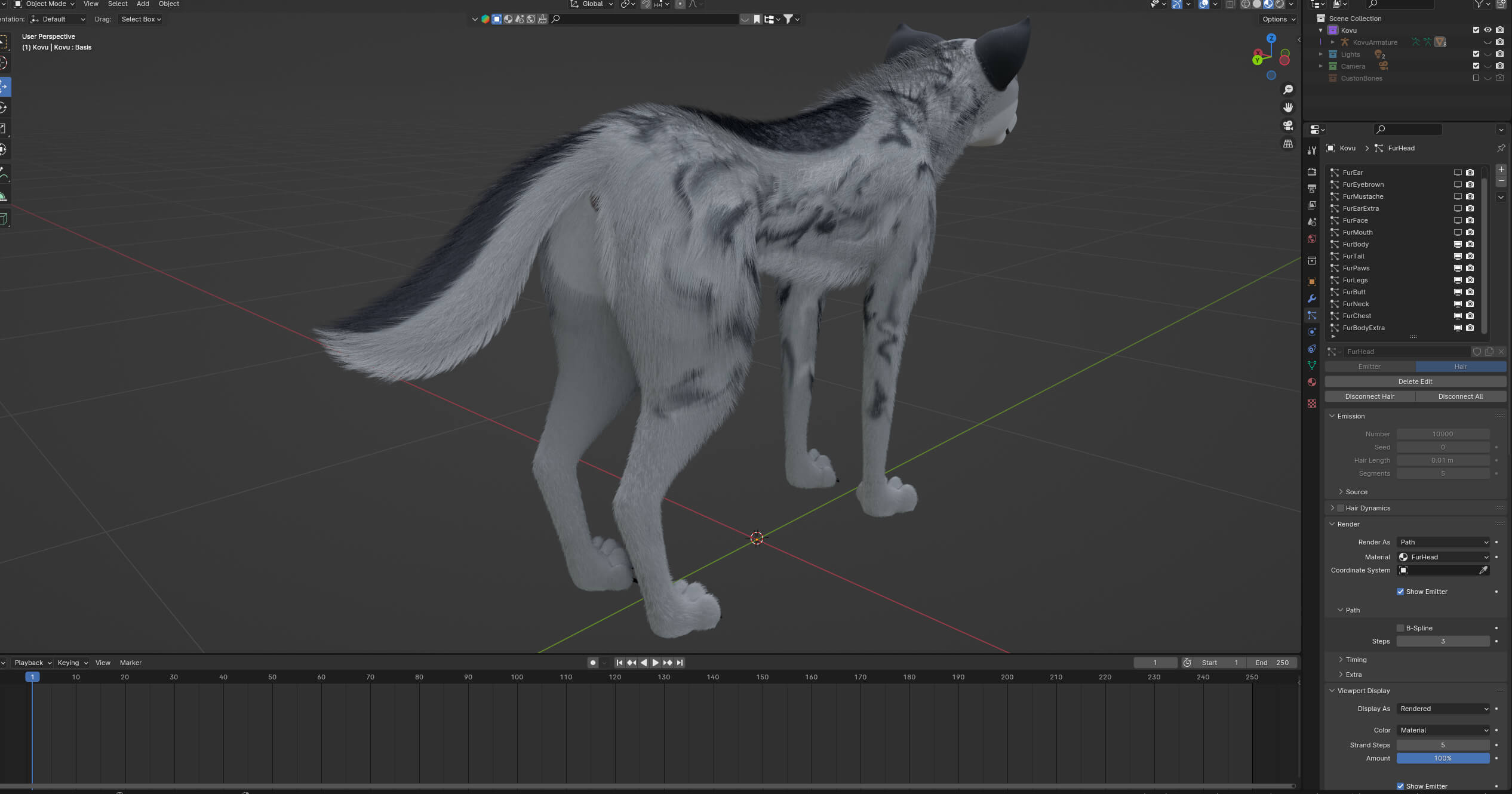 Kovu Wolf 3D Model by CM Studios