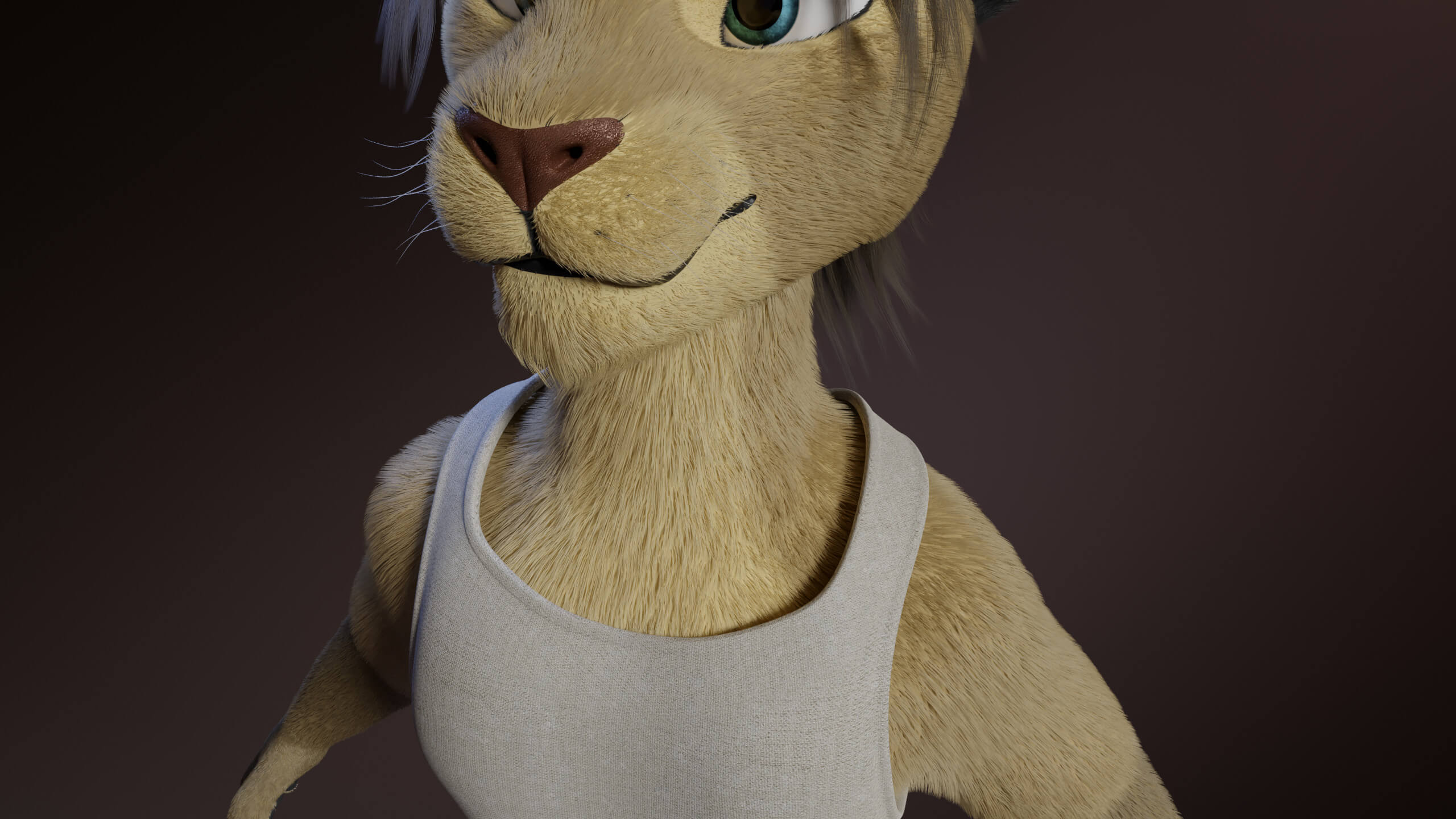 Logan Anthro Lion - 3D Model by CM Studios
