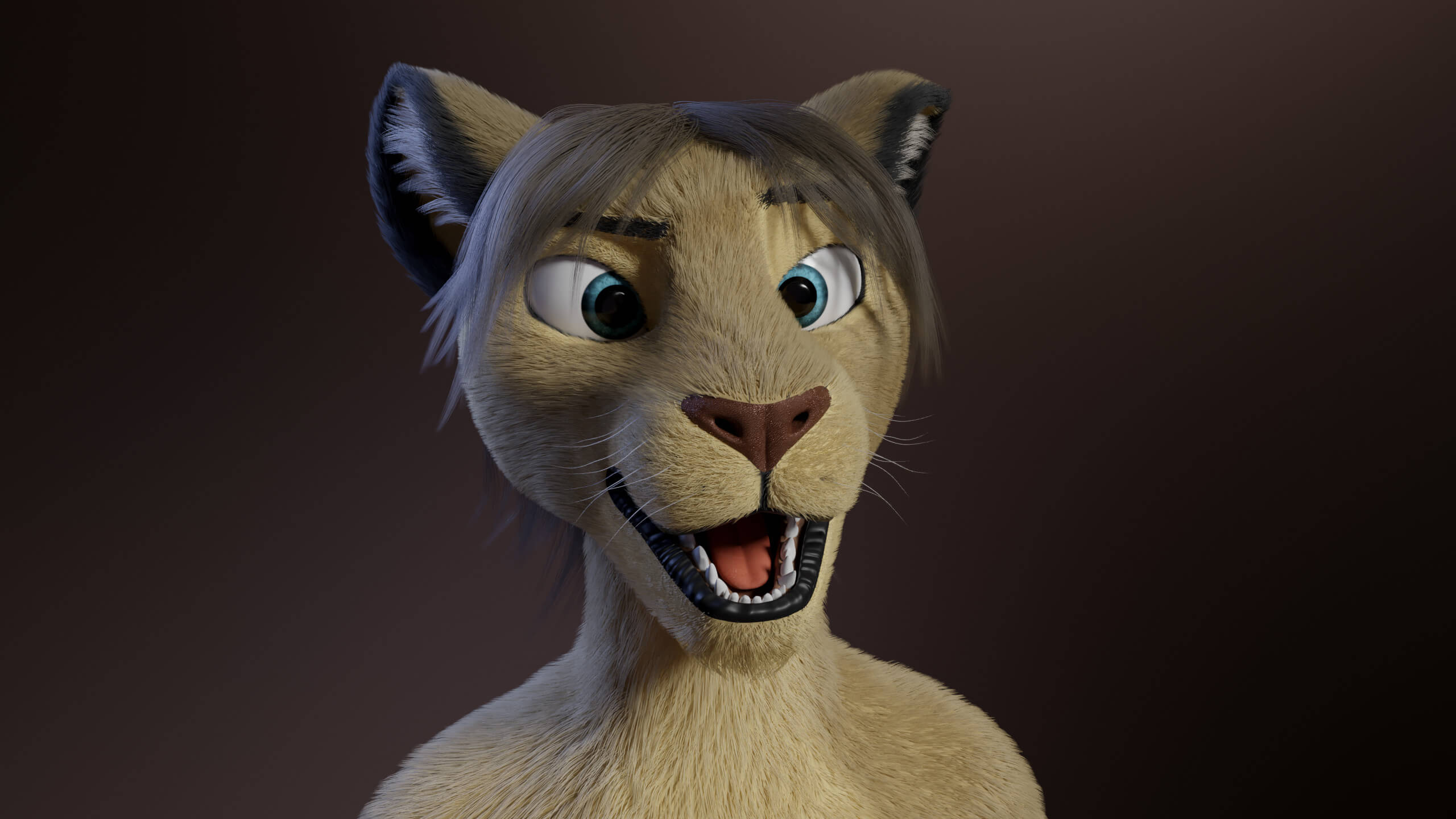Logan Anthro Lion - 3D Model by CM Studios