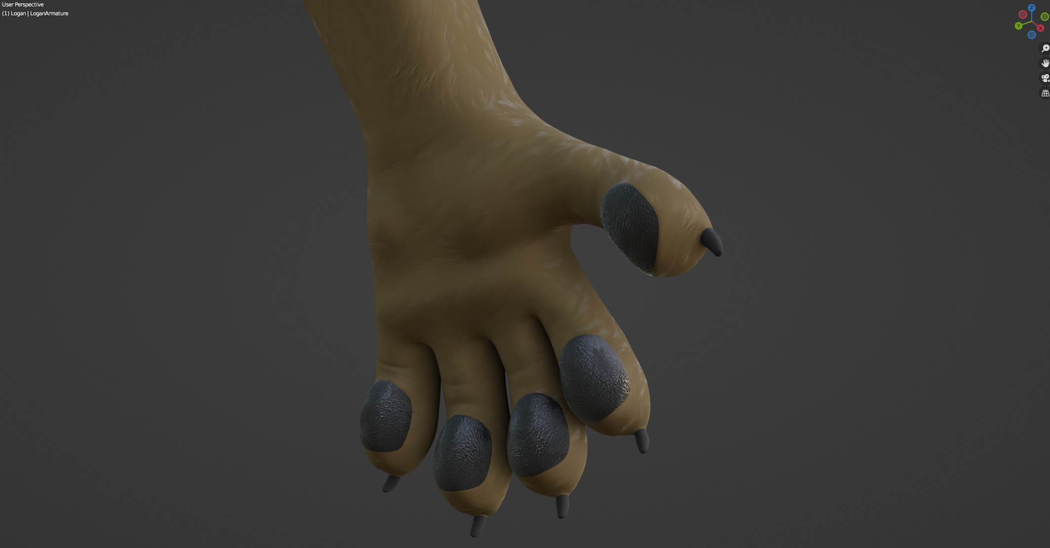Logan Anthro Lion - 3D Model by CM Studios