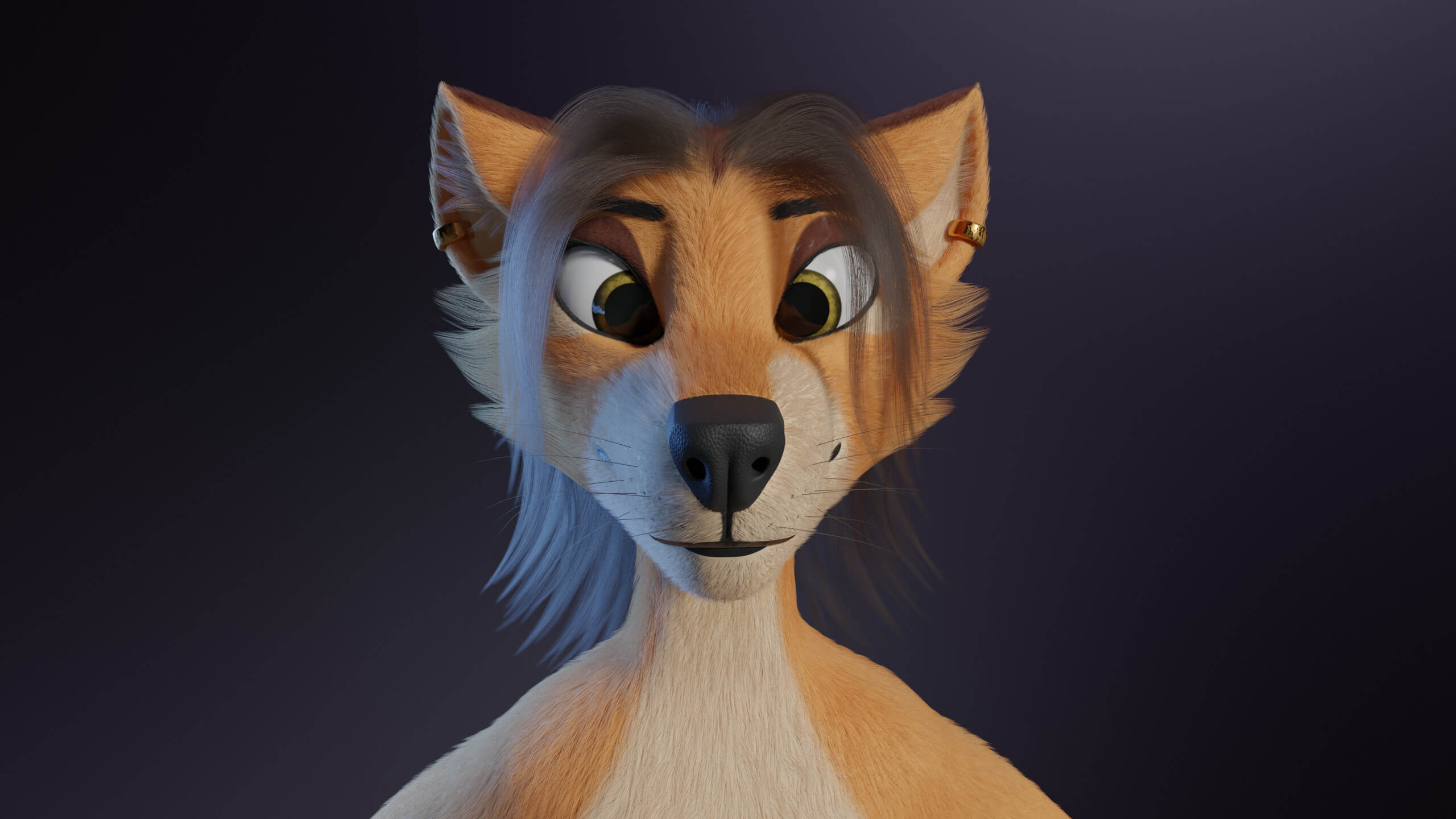 Maggie Anthro Dingo - 3D Model by CM Studios