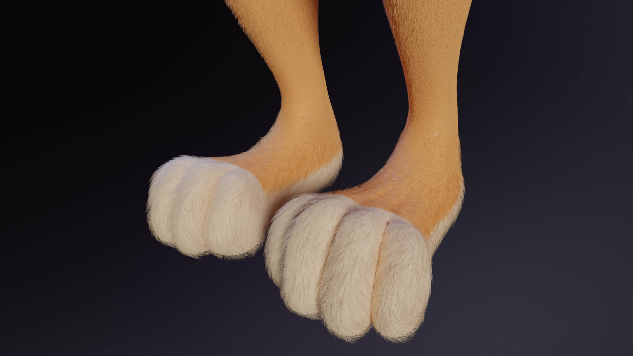 Maggie Anthro Dingo - 3D Model by CM Studios