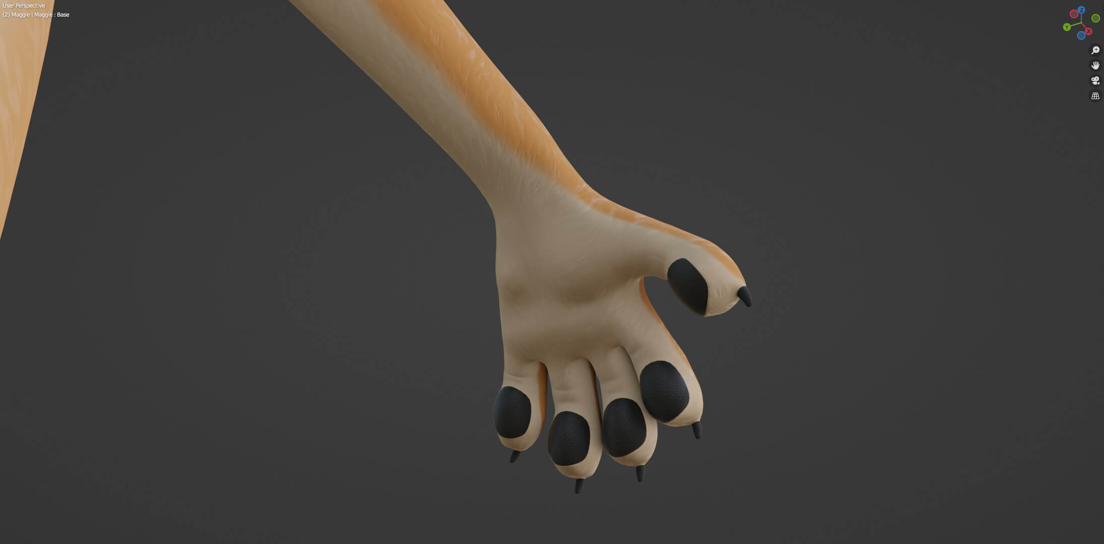 Maggie Anthro Dingo - 3D Model by CM Studios