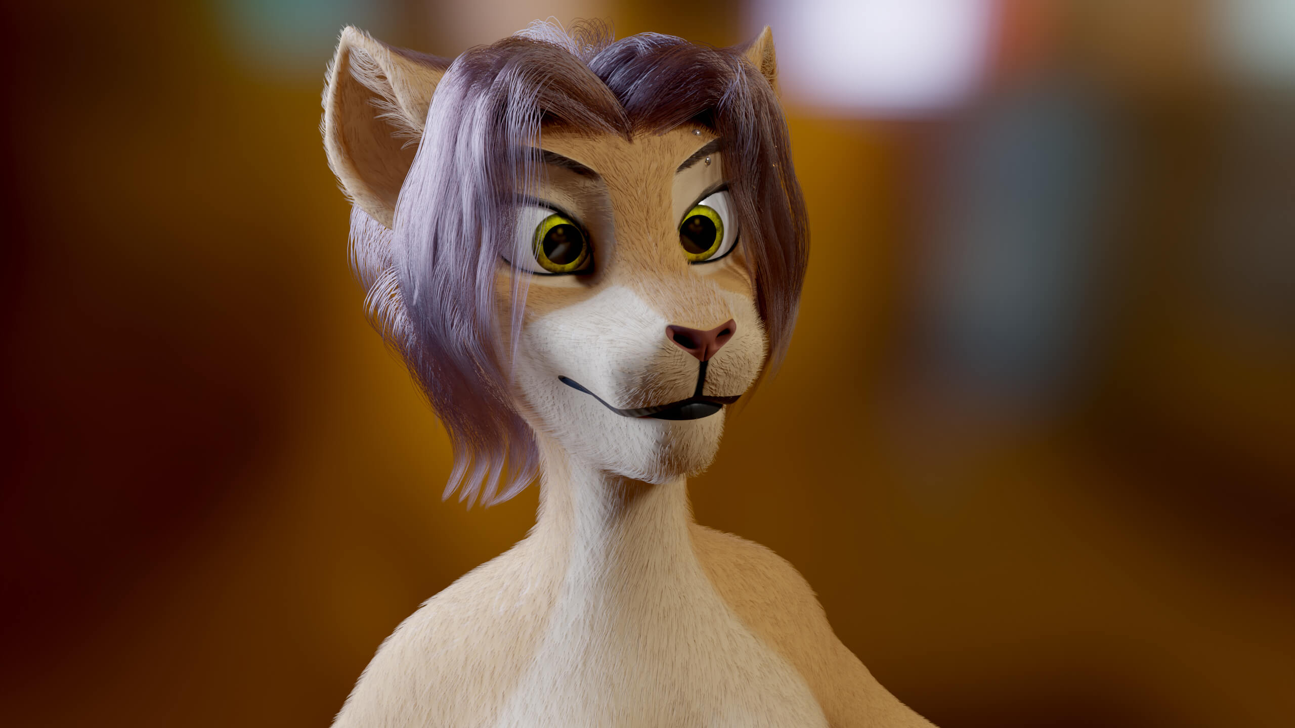 Mayala Anthro Lioness - 3D Model by CM Studios