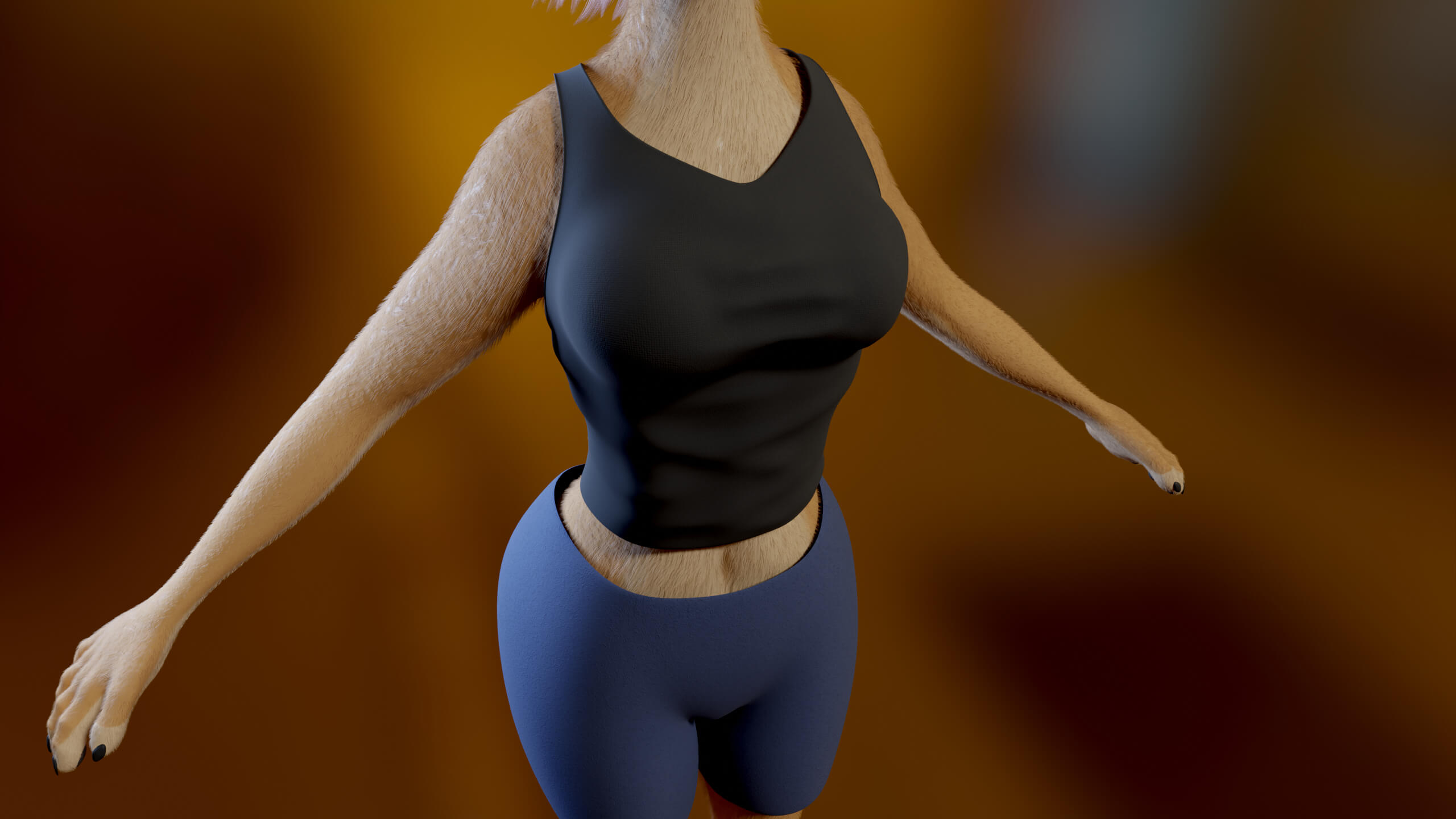 Mayala Anthro Lioness - 3D Model by CM Studios