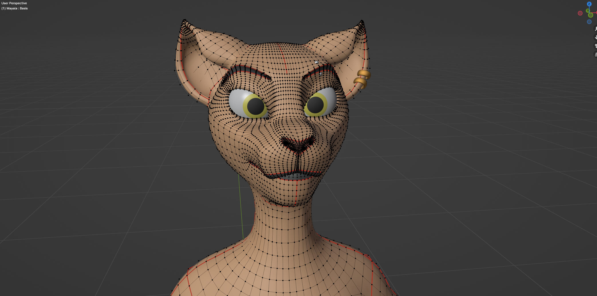 Mayala Anthro Lioness - 3D Model by CM Studios