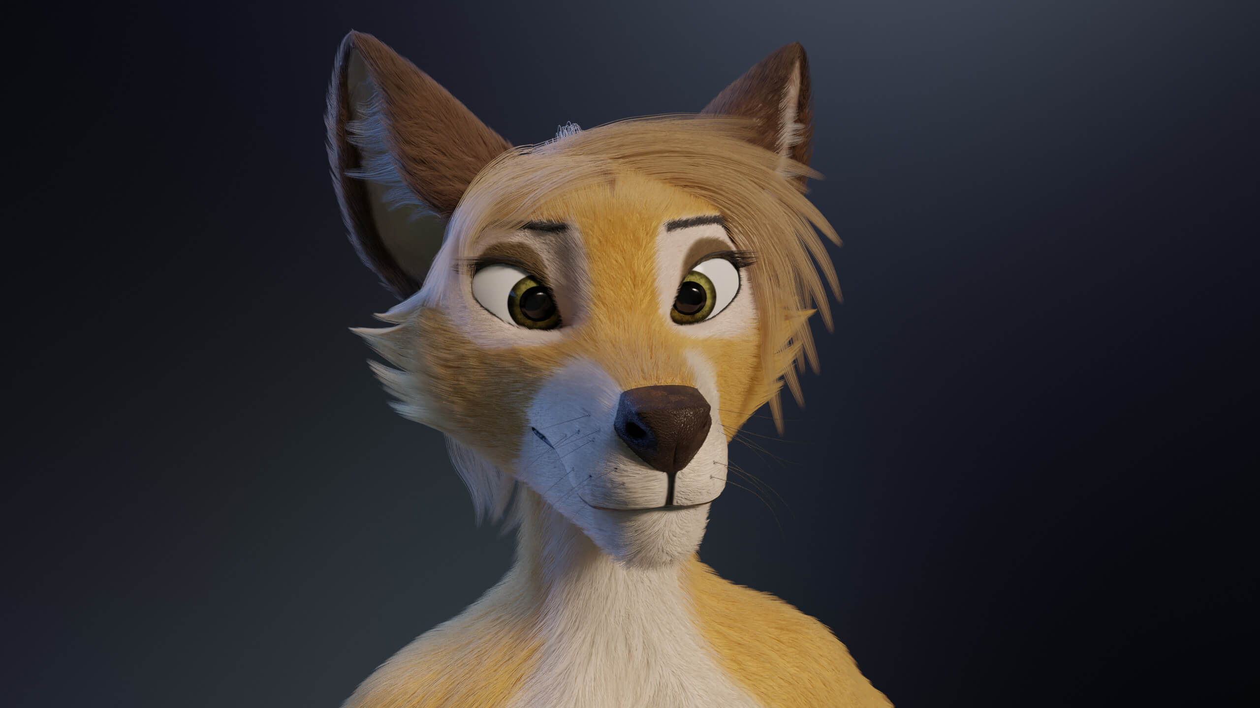 Nara Anthro Fox - 3D Model by CM Studios
