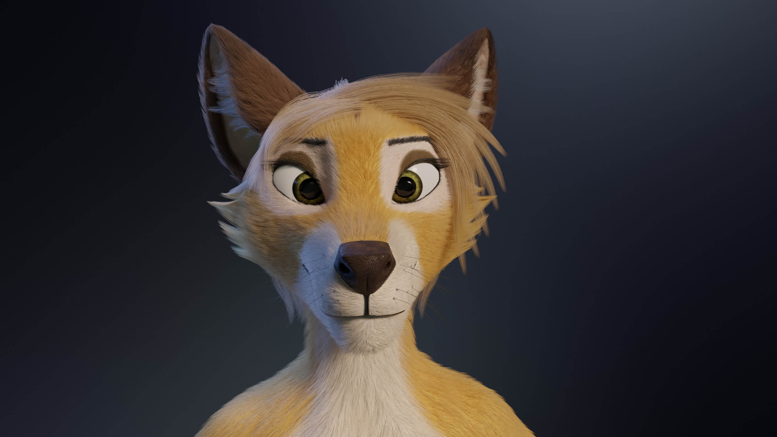 Nara Anthro Fox - 3D Model by CM Studios