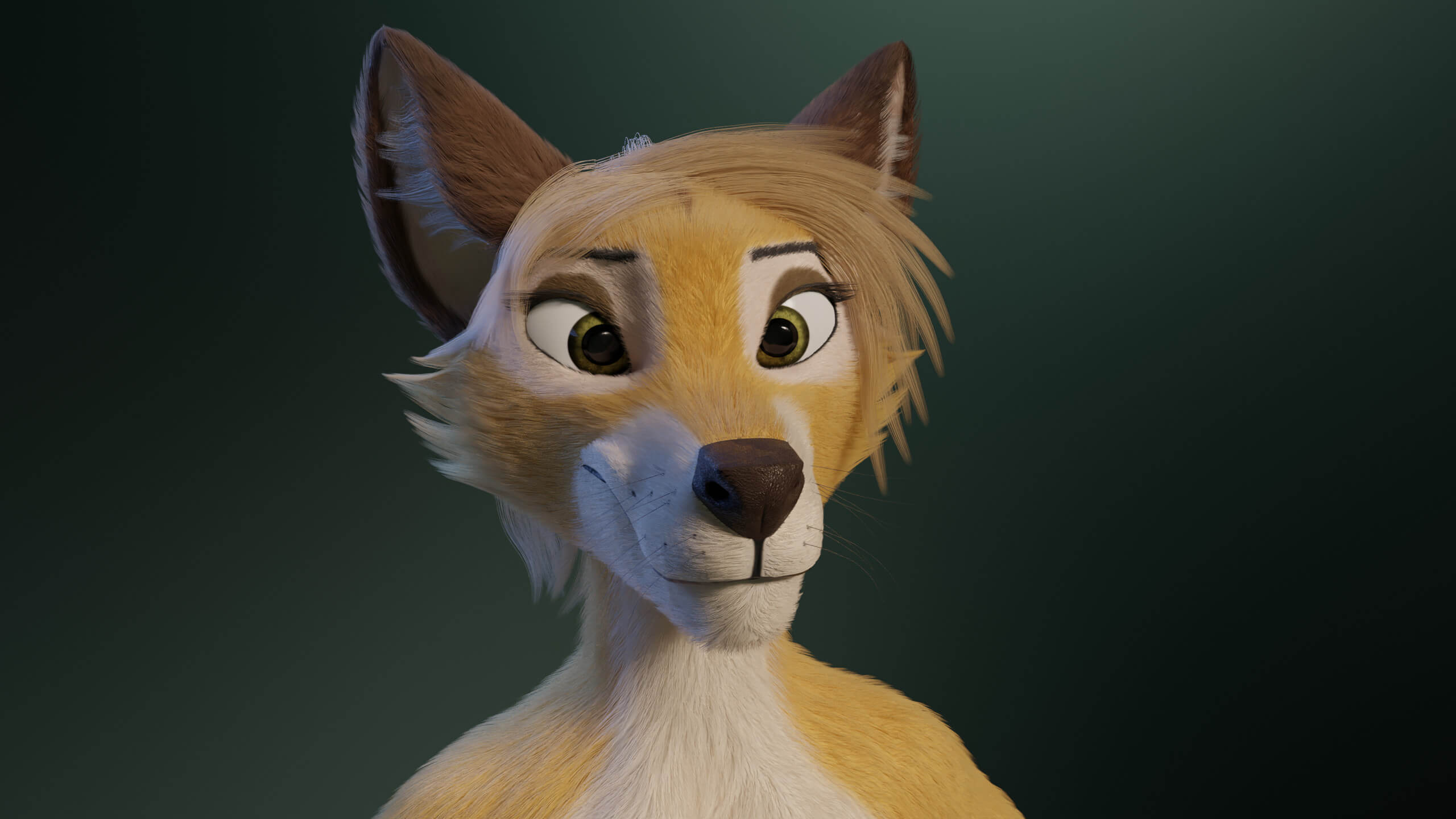 Nara Anthro Fox - 3D Model by CM Studios