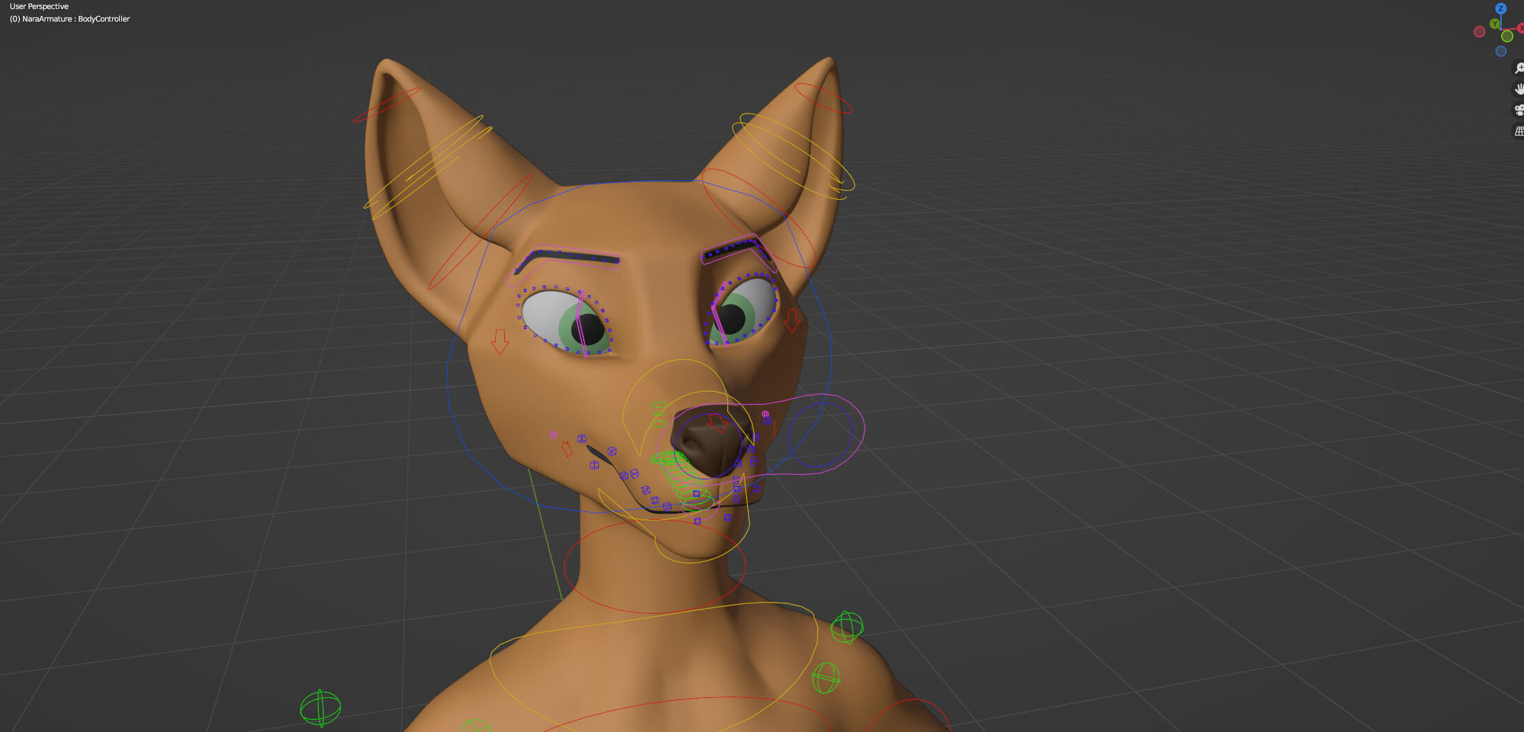 Nara Anthro Fox - 3D Model by CM Studios