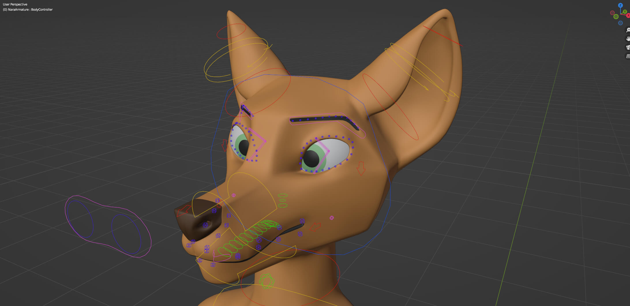 Nara Anthro Fox - 3D Model by CM Studios