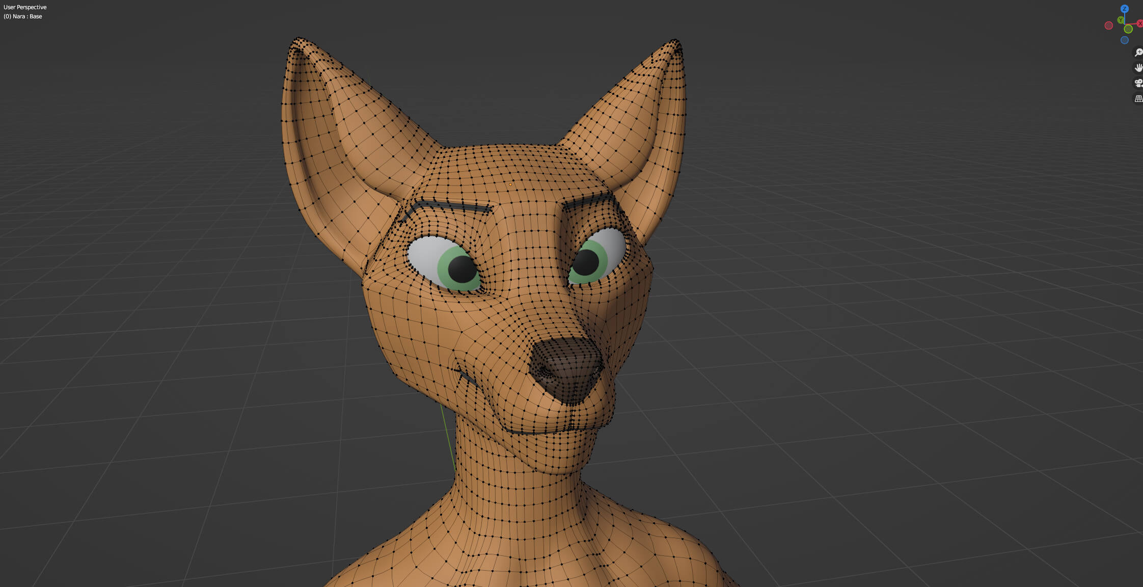 Nara Anthro Fox - 3D Model by CM Studios