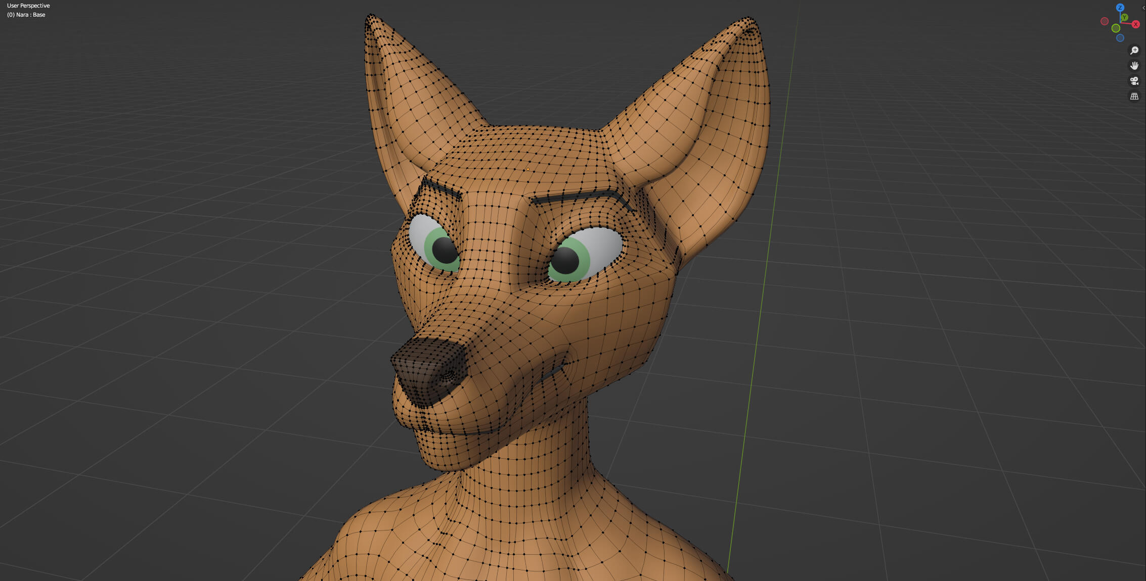 Nara Anthro Fox - 3D Model by CM Studios
