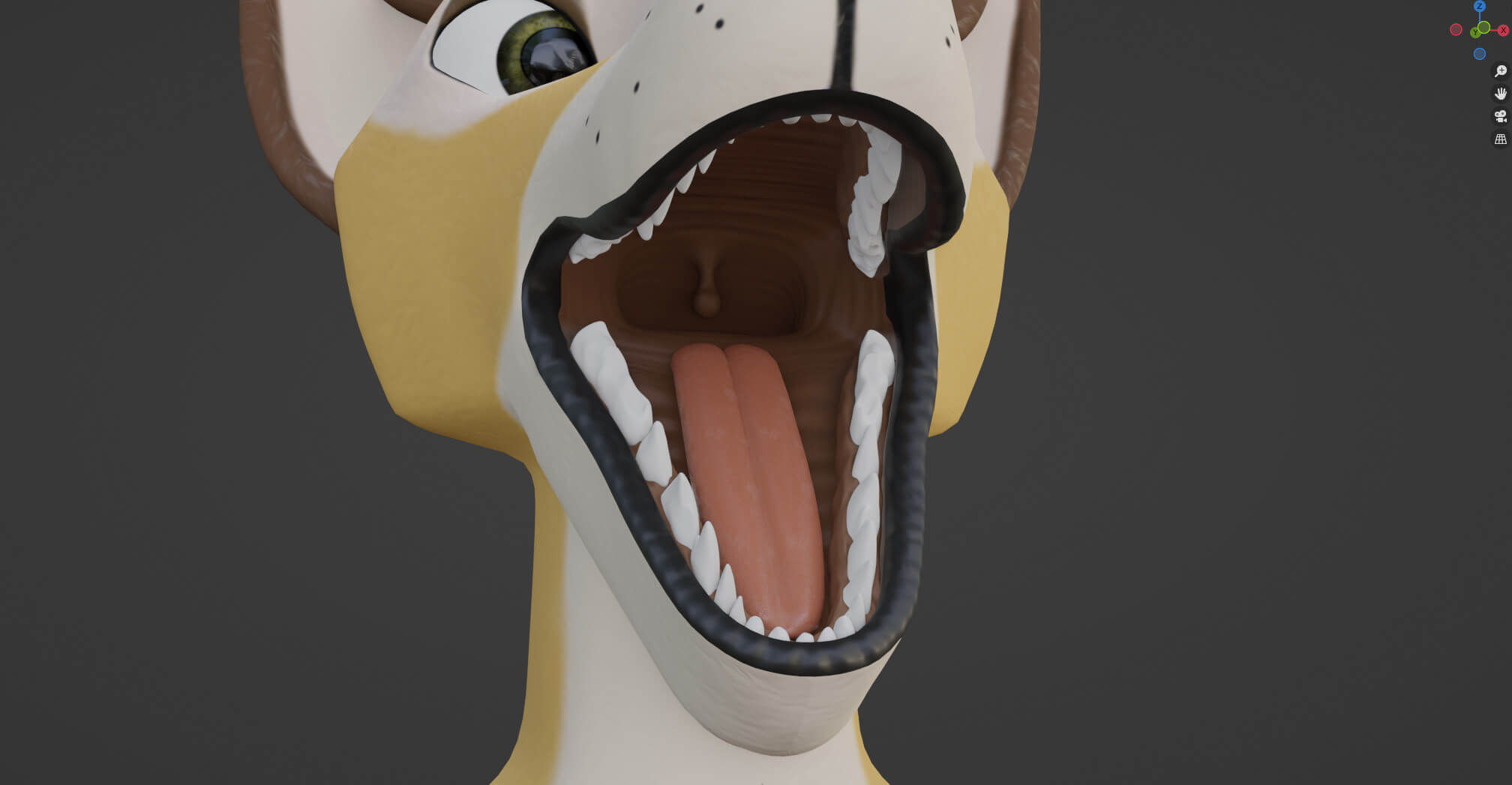 Nara Anthro Fox - 3D Model by CM Studios