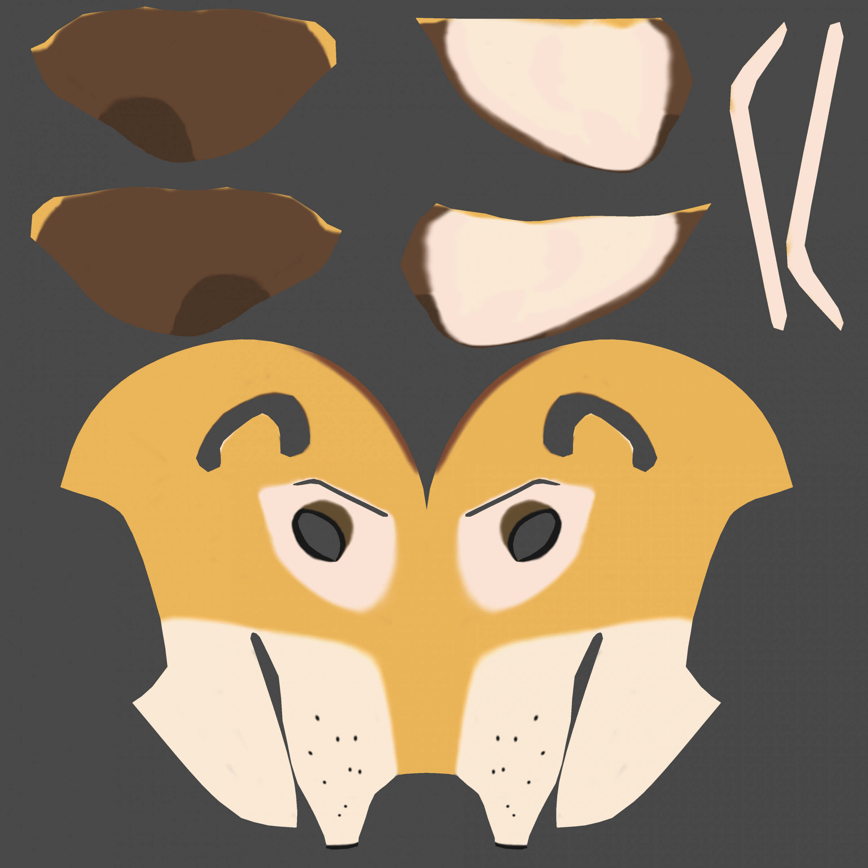 Nara Anthro Fox - 3D Model by CM Studios