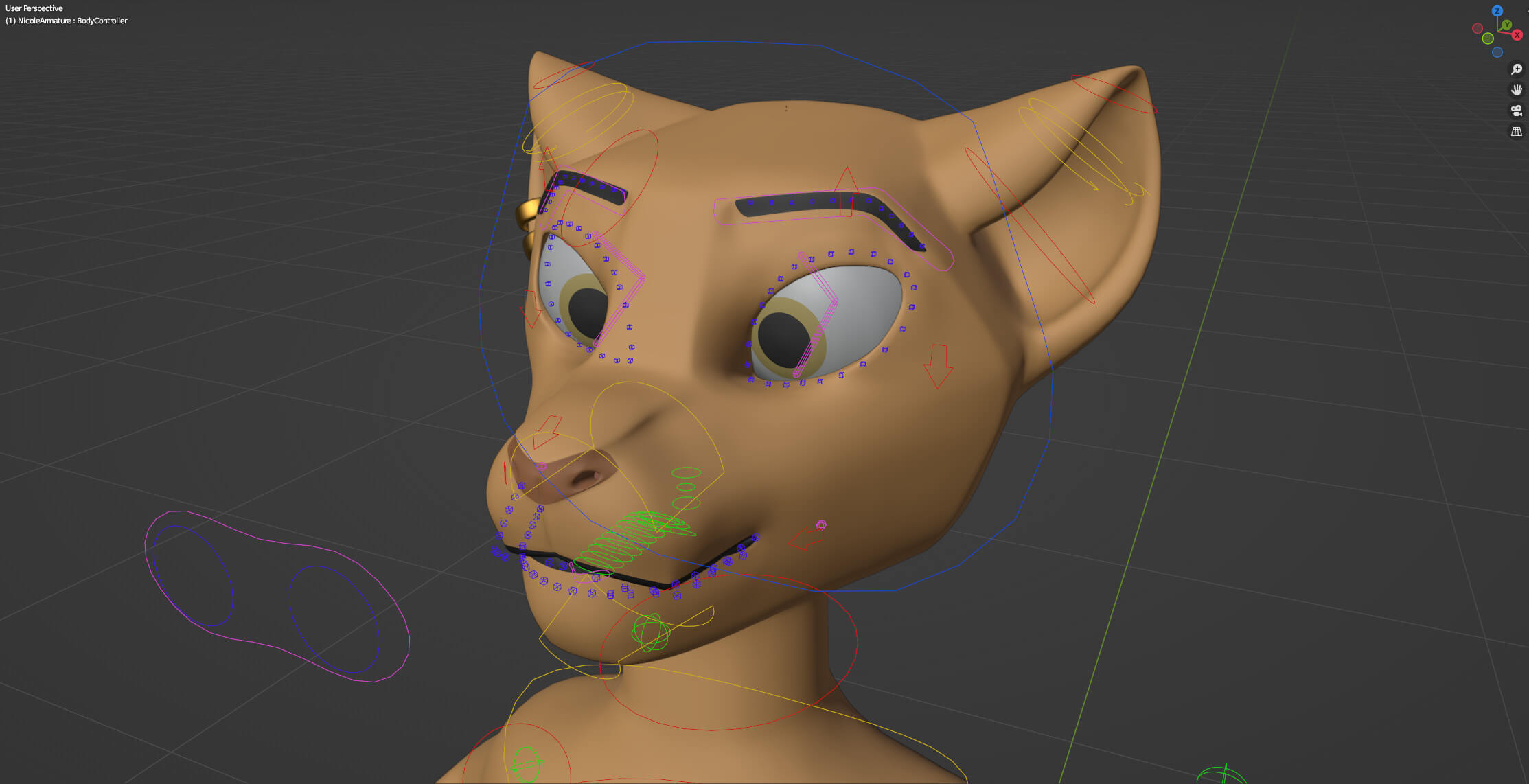 Nicole Anthro Lioness - 3D Model by CM Studios