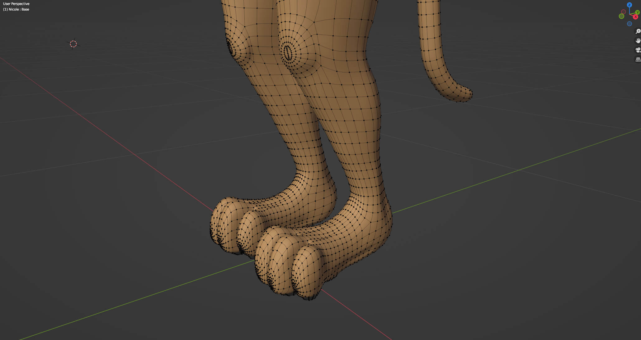 Nicole Anthro Lioness - 3D Model by CM Studios