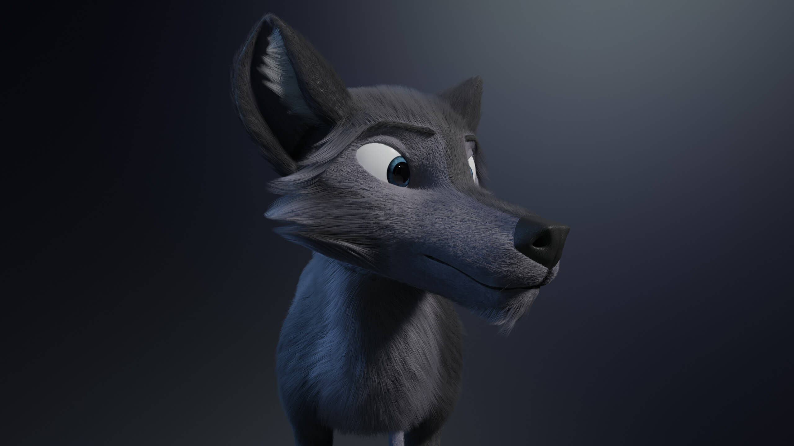 Niju Wolf 3D Model by CM Studios