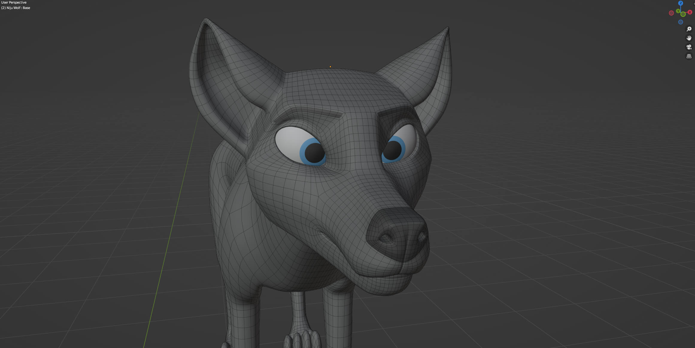 Niju Wolf 3D Model by CM Studios