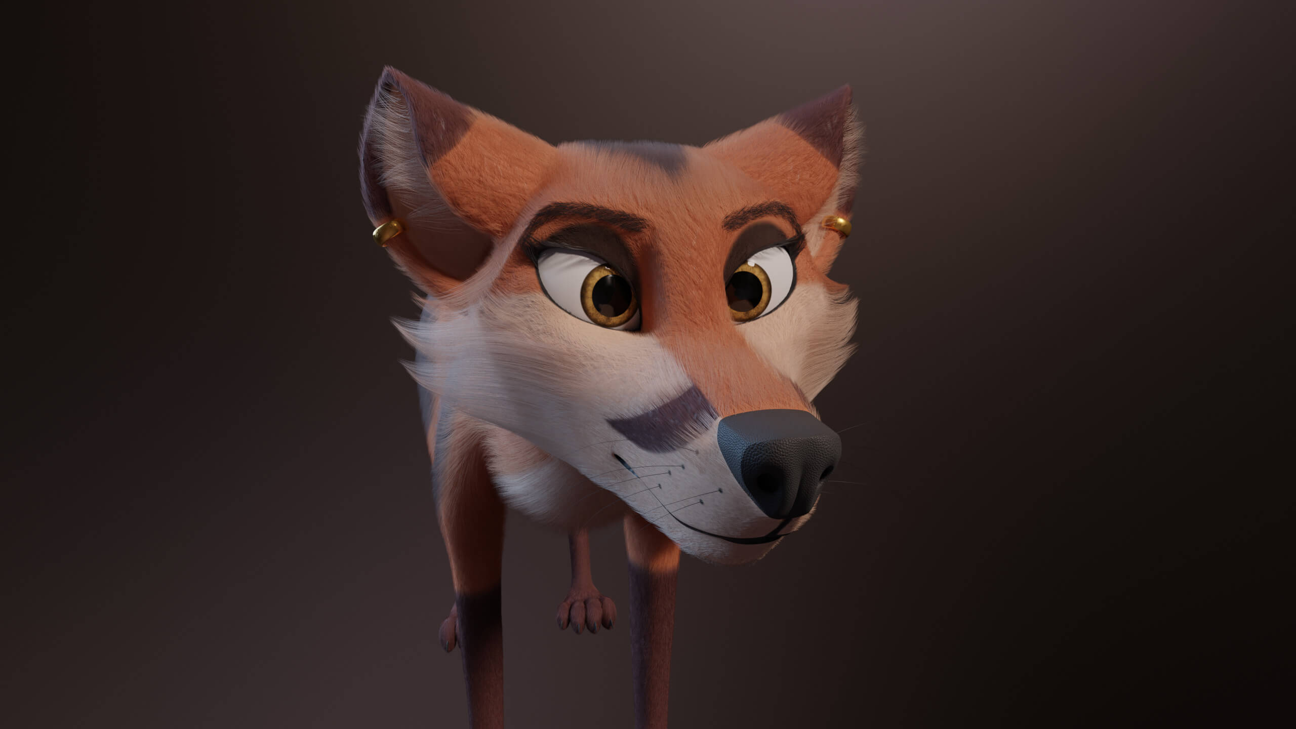 Nika Fox 3D Model by CM Studios