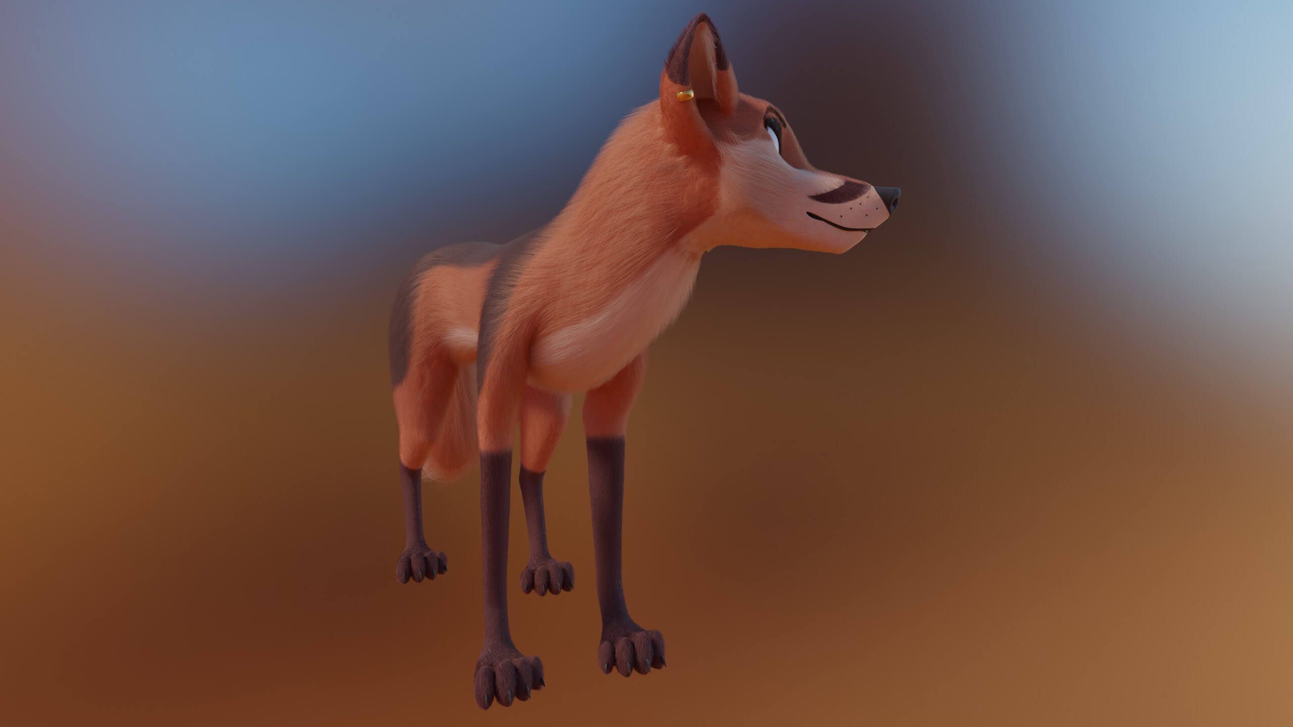 Nika Fox 3D Model by CM Studios