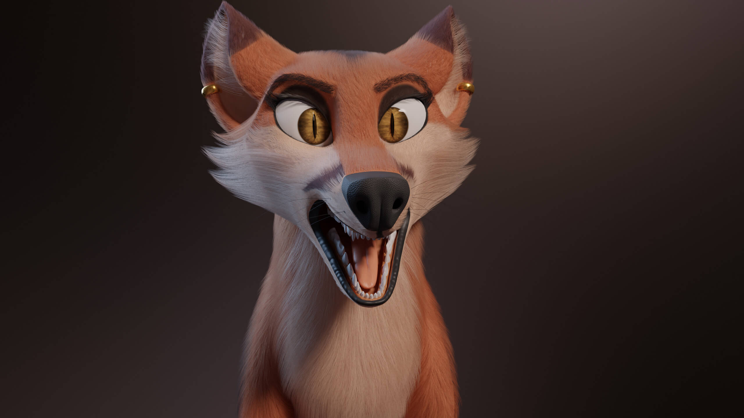 Nika Fox 3D Model by CM Studios