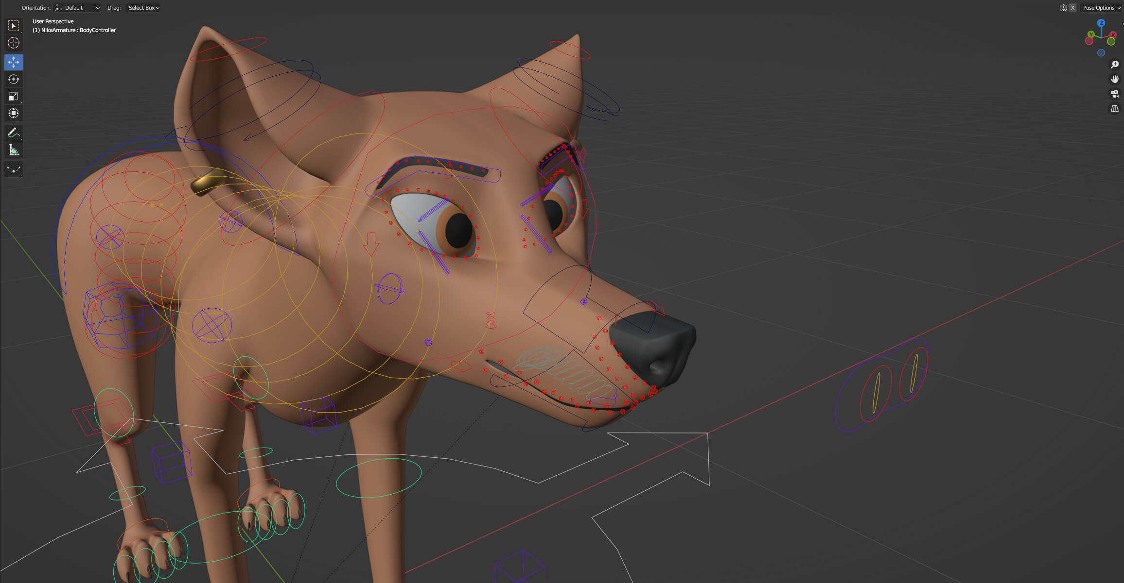 Nika Fox 3D Model by CM Studios