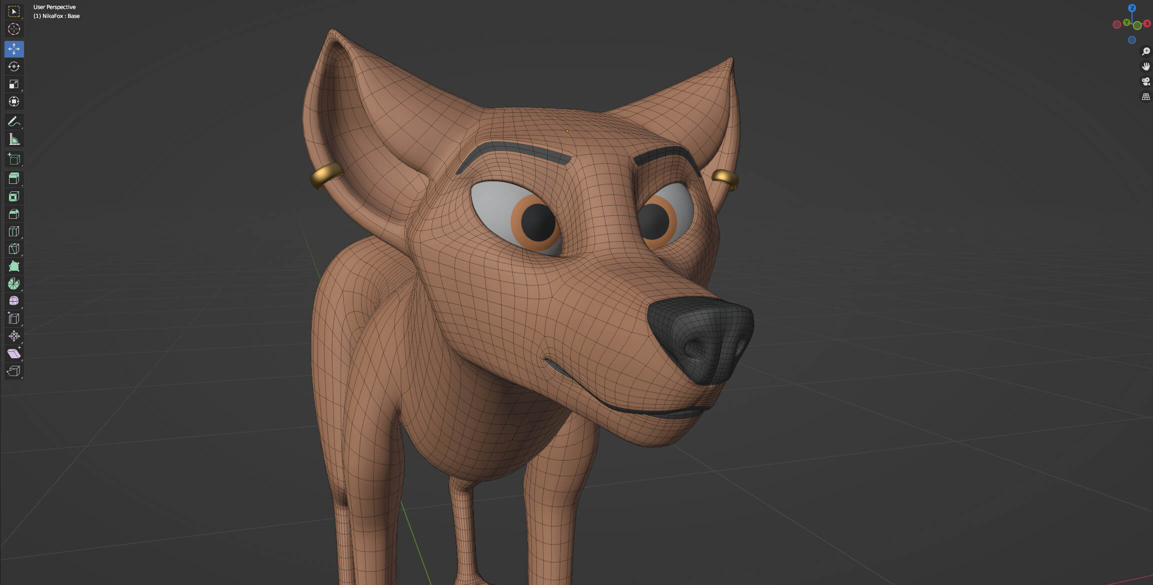 Nika Fox 3D Model by CM Studios