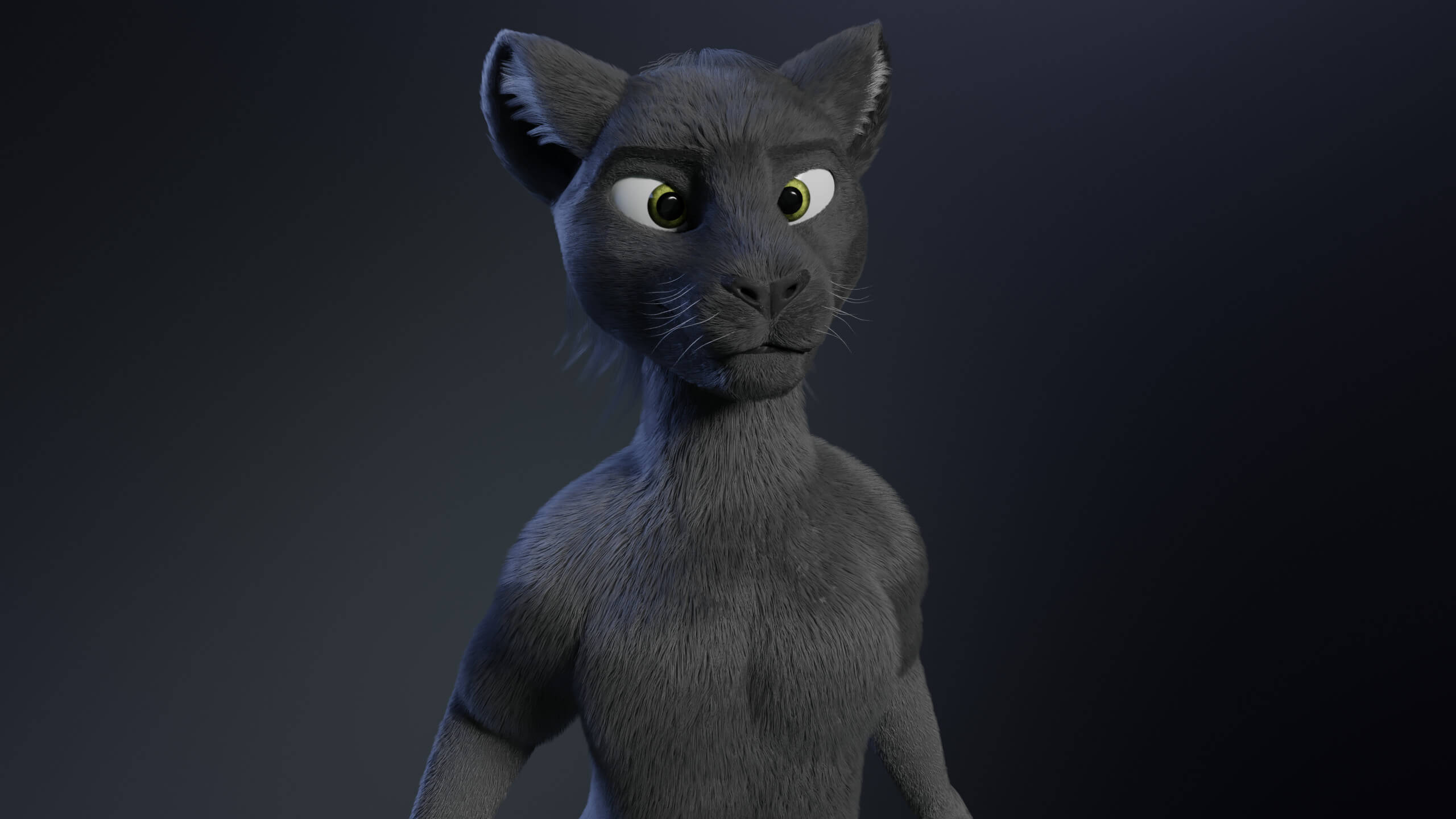 Niko Anthro Panther - 3D Model by CM Studios
