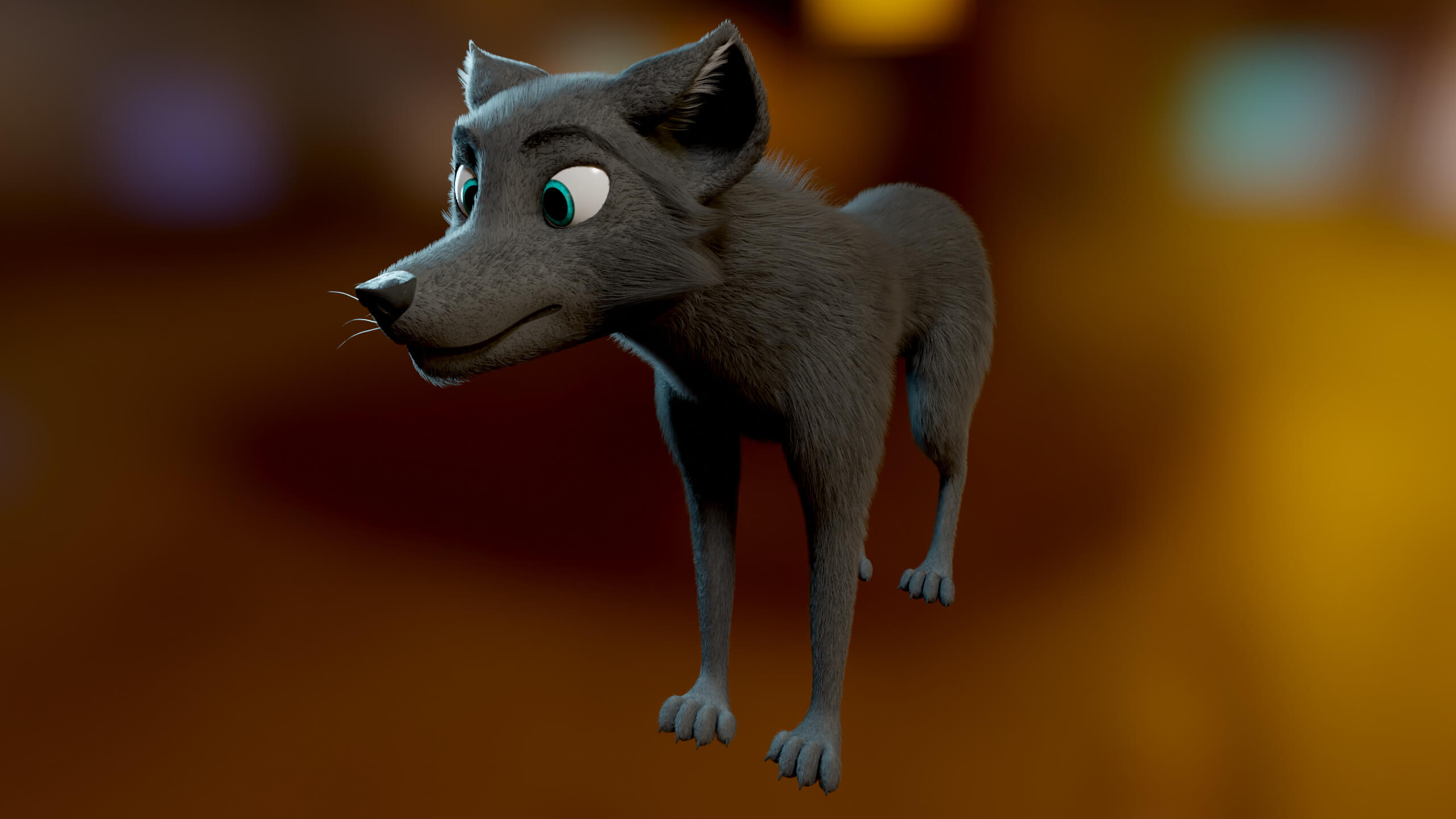 Noah Wolf 3D Model by CM Studios