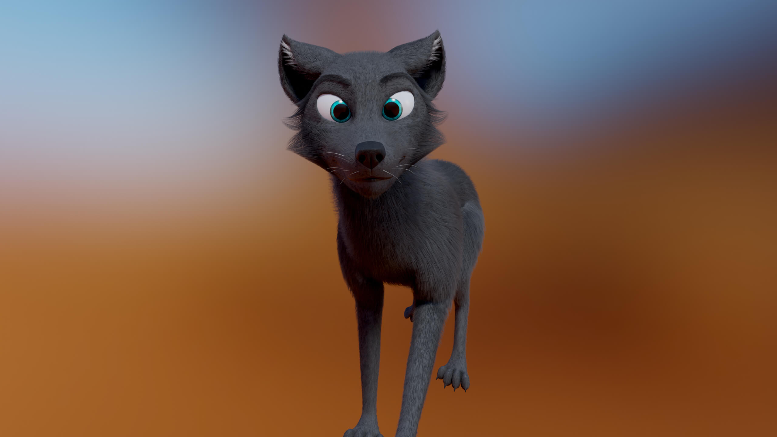 Noah Wolf 3D Model by CM Studios