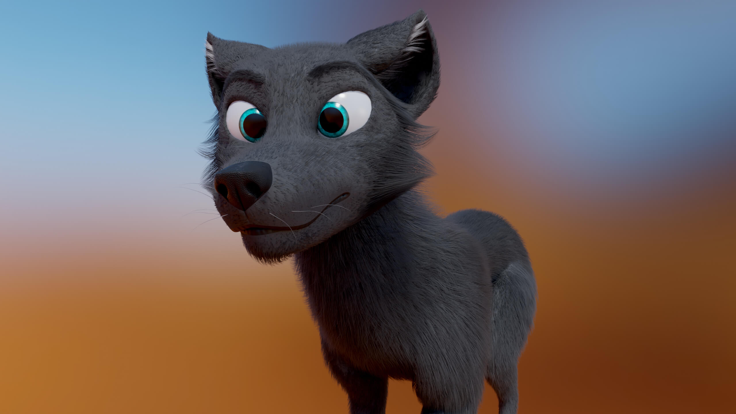 Noah Wolf 3D Model by CM Studios