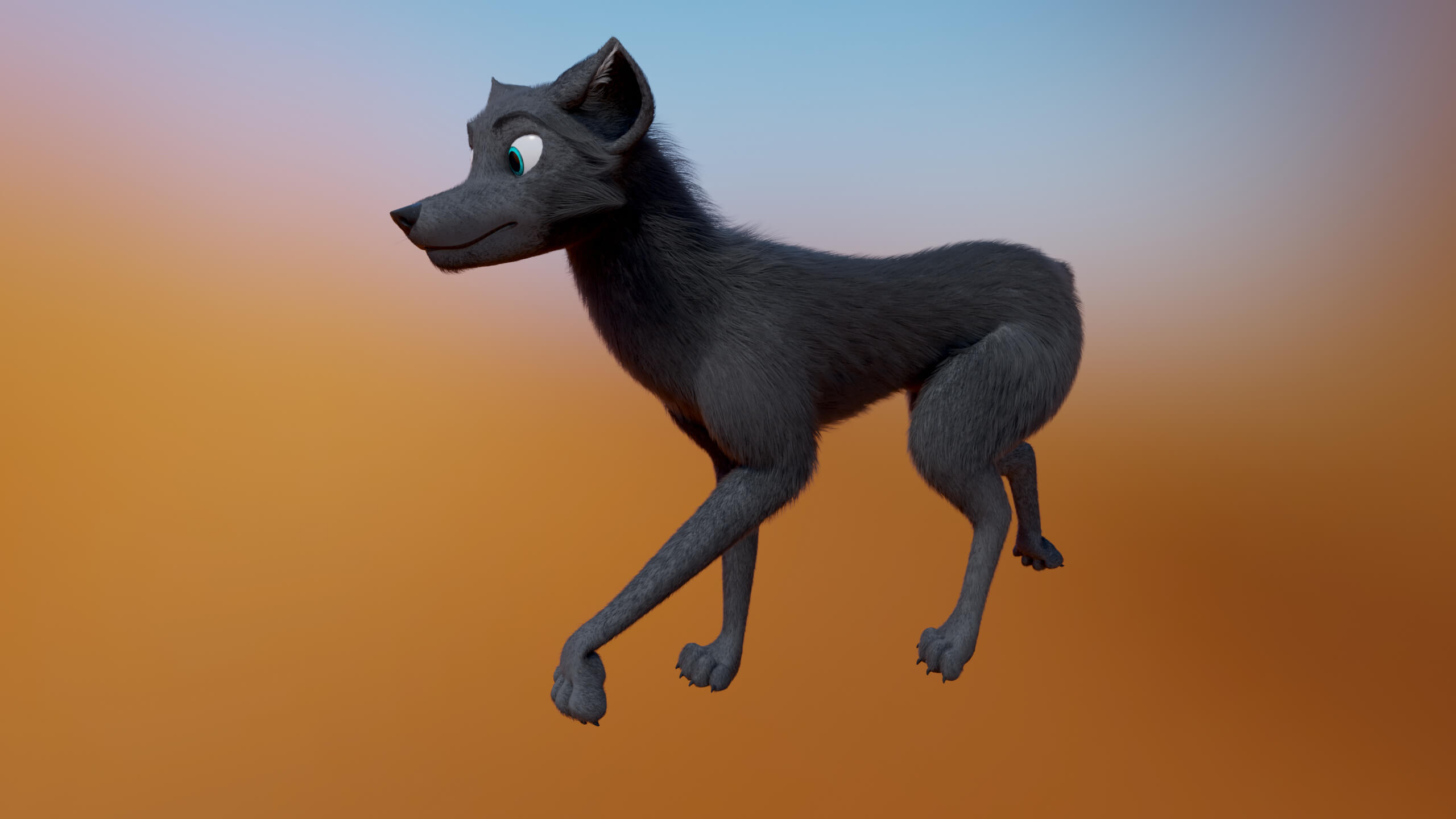 Noah Wolf 3D Model by CM Studios