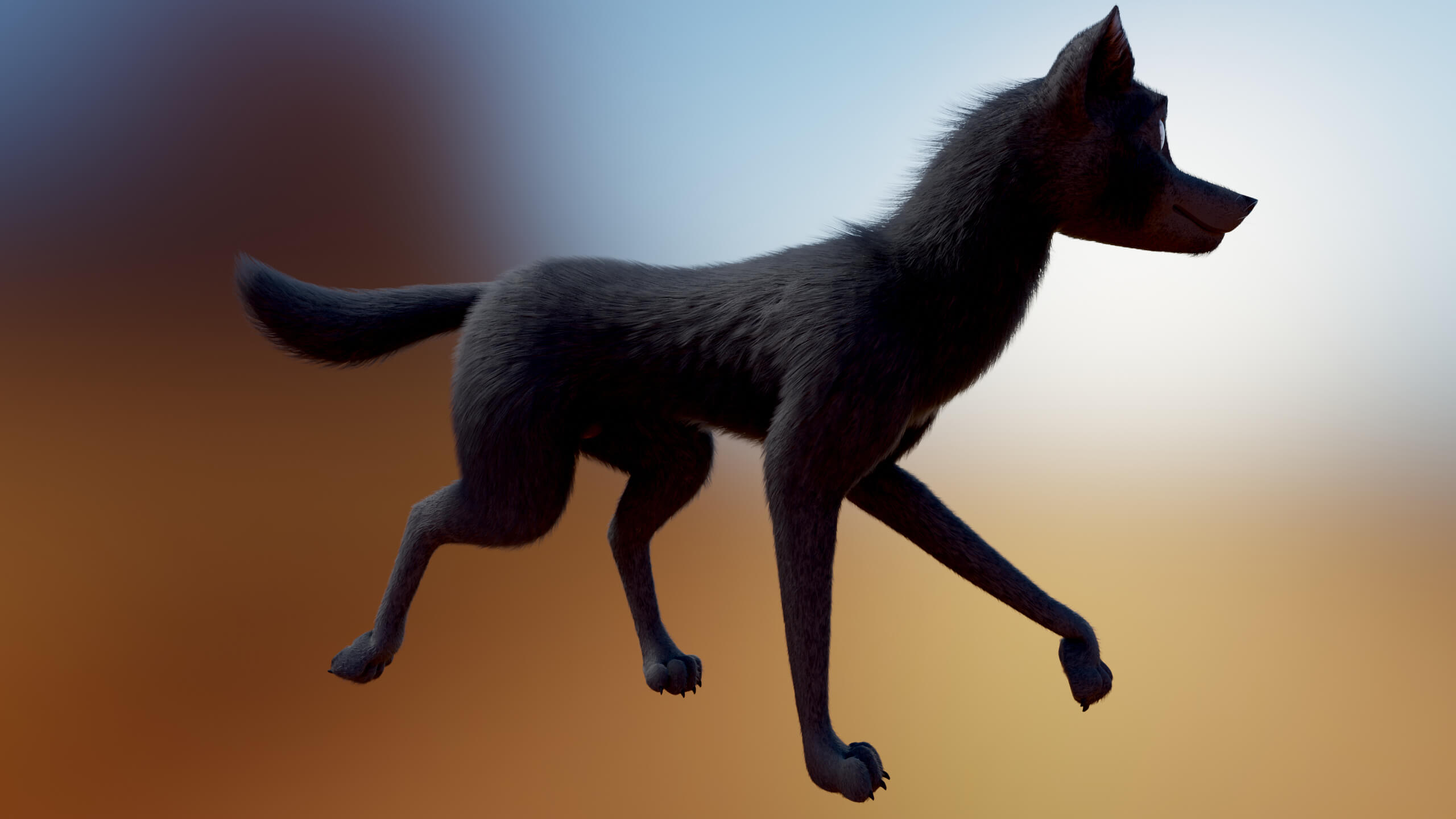 Noah Wolf 3D Model by CM Studios