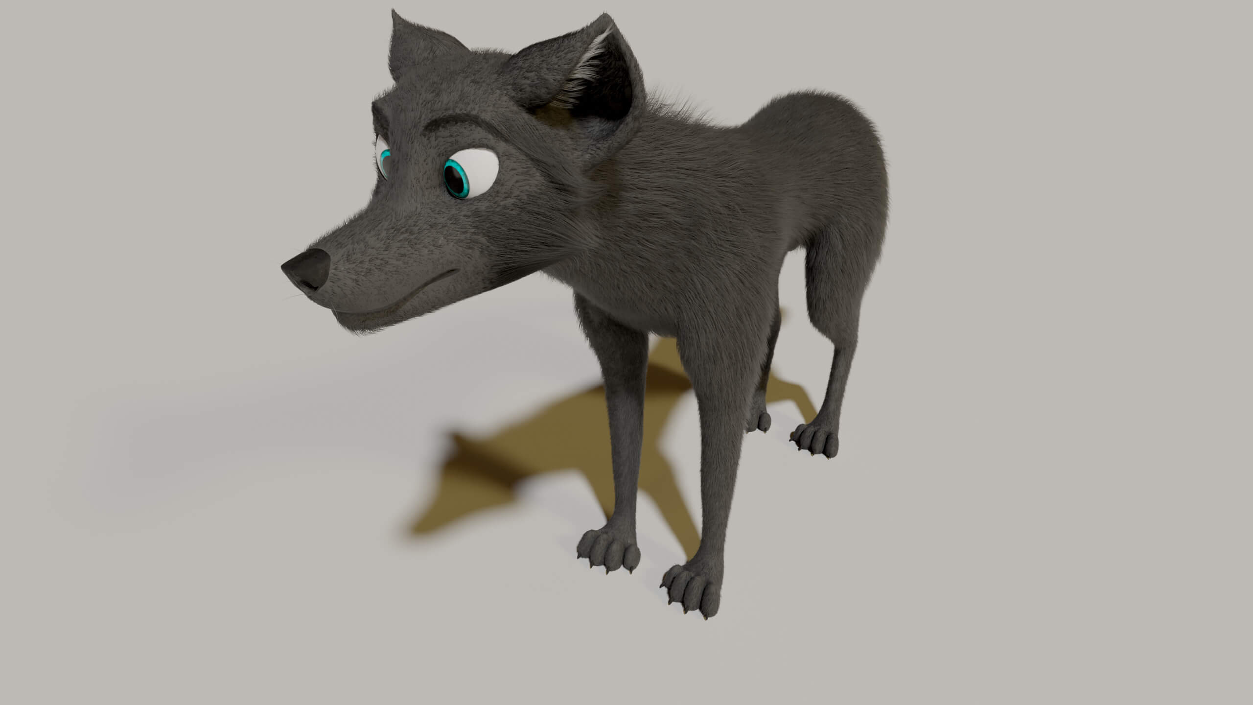 Noah Wolf 3D Model by CM Studios
