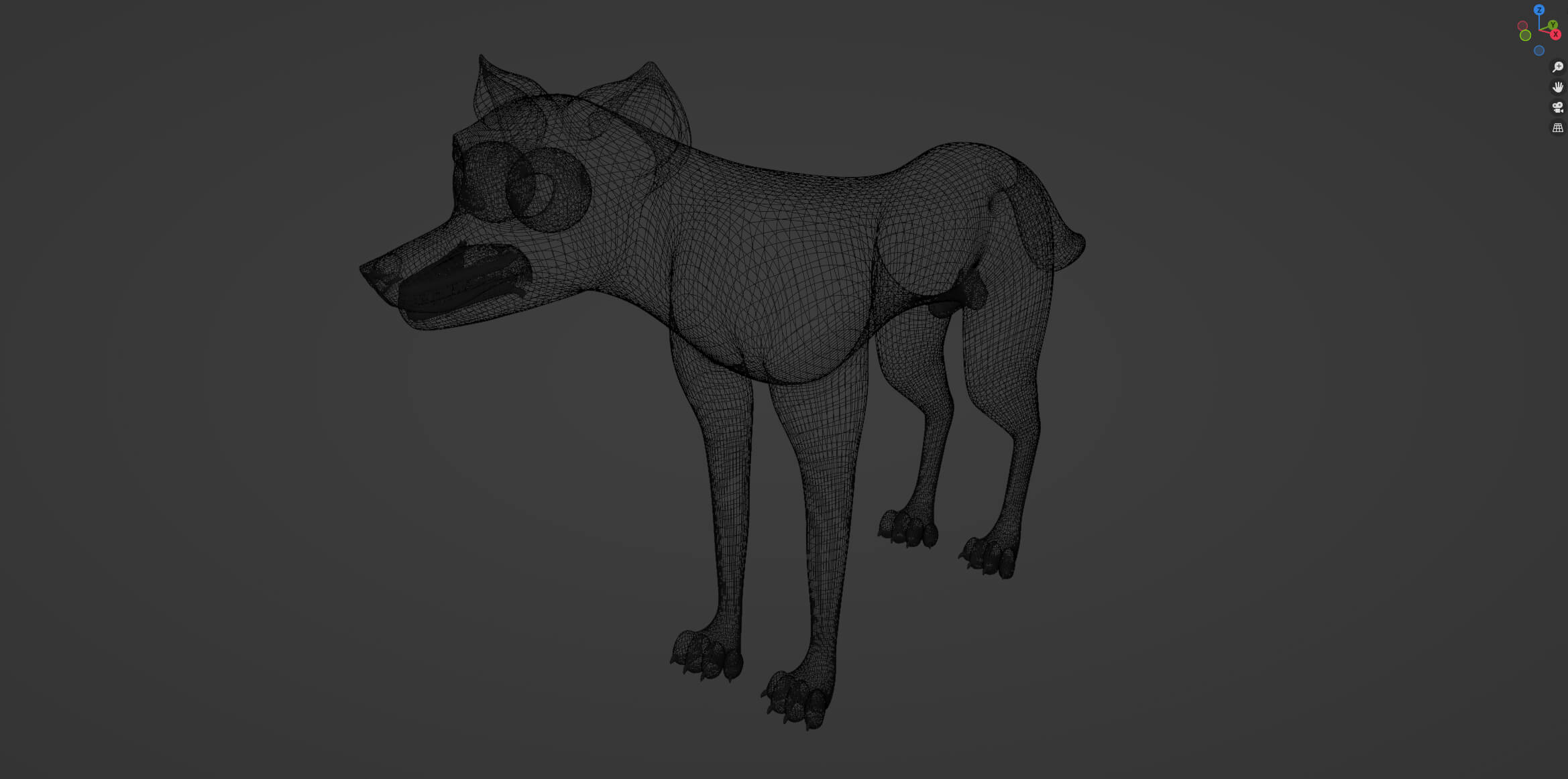 Noah Wolf 3D Model by CM Studios