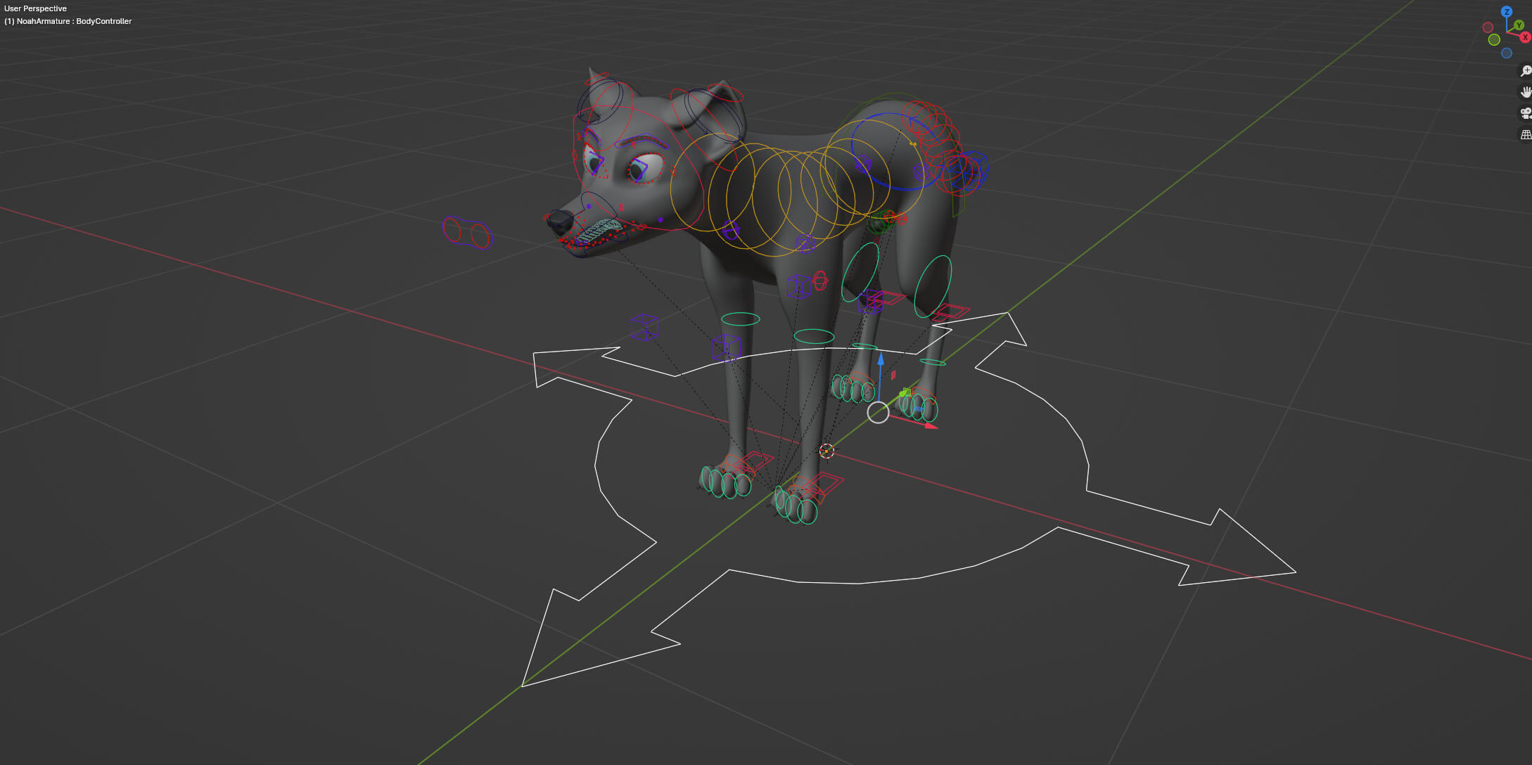 Noah Wolf 3D Model by CM Studios