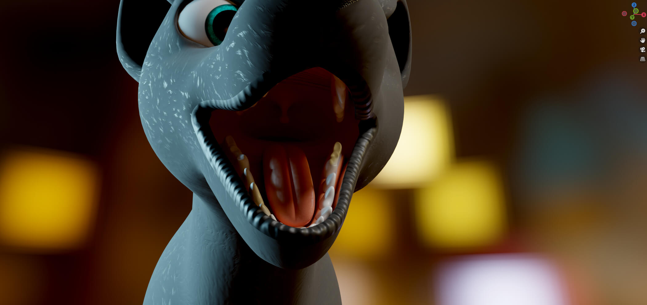 Noah Wolf 3D Model by CM Studios