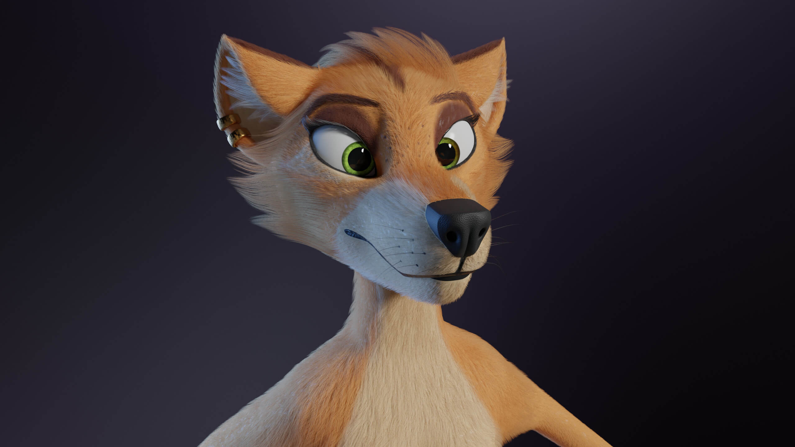 Rachel Anthro Dingo - 3D Model by CM Studios