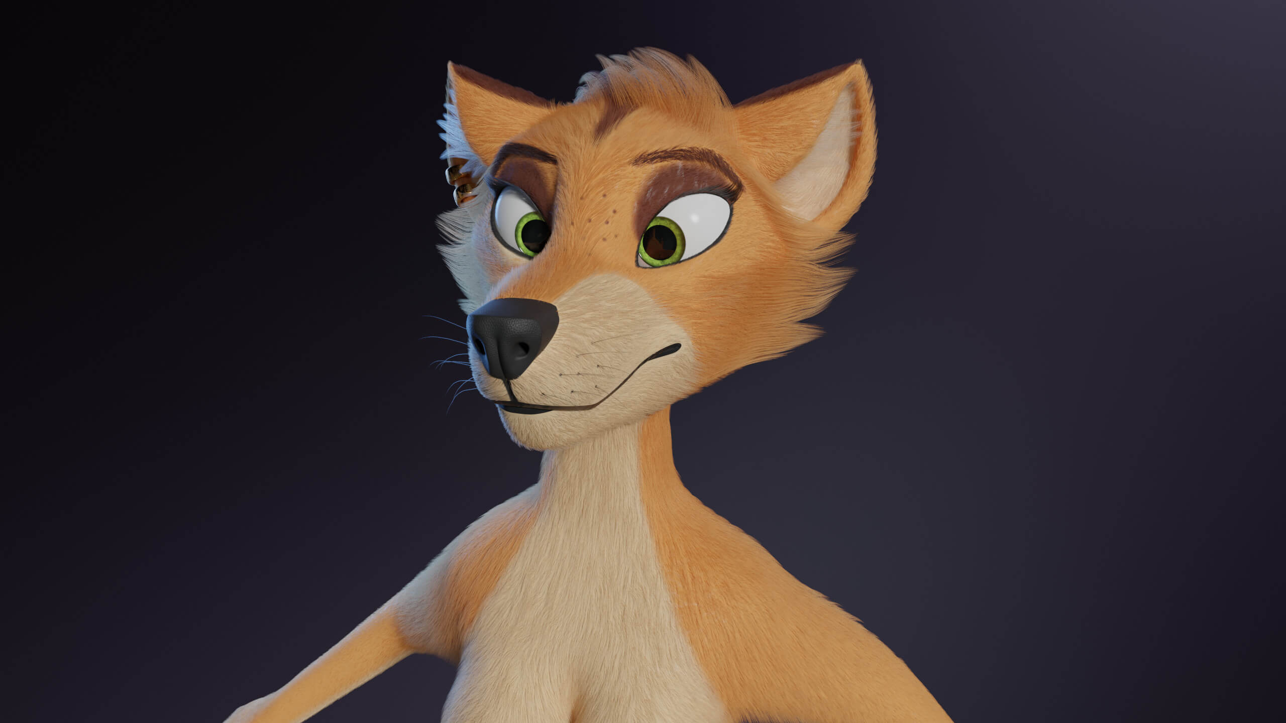 Rachel Anthro Dingo - 3D Model by CM Studios