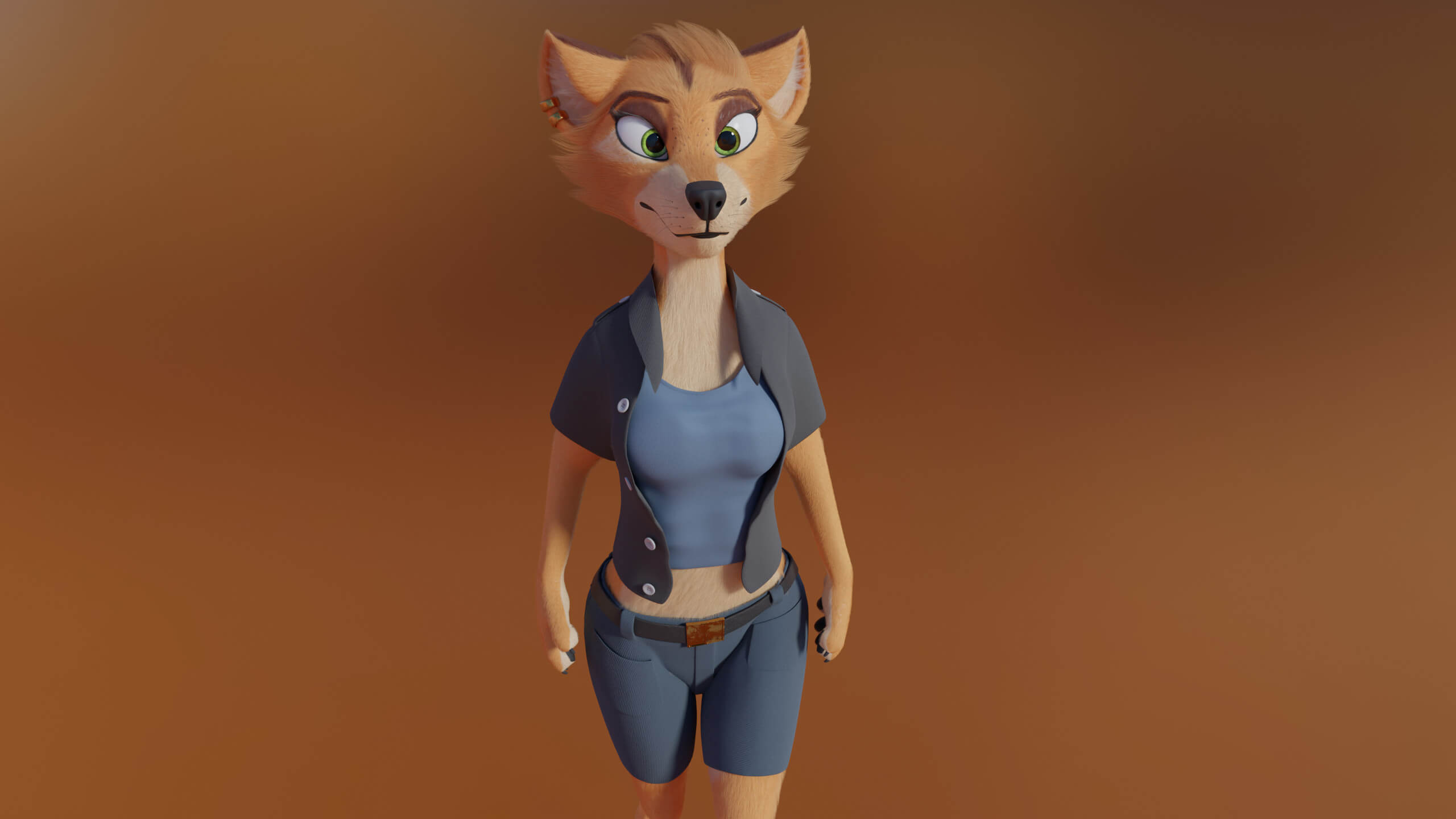 Rachel Anthro Dingo - 3D Model by CM Studios