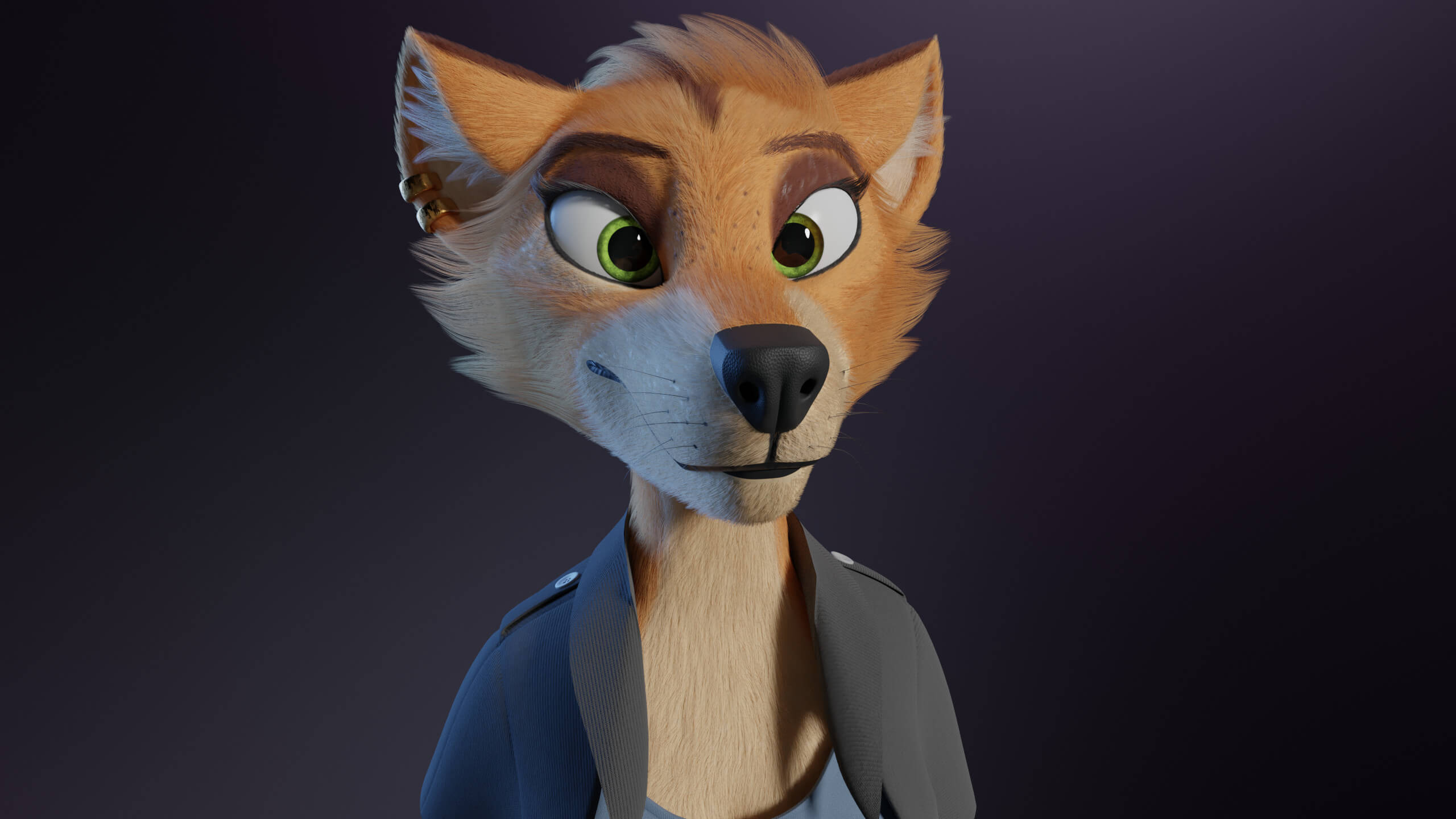 Rachel Anthro Dingo - 3D Model by CM Studios