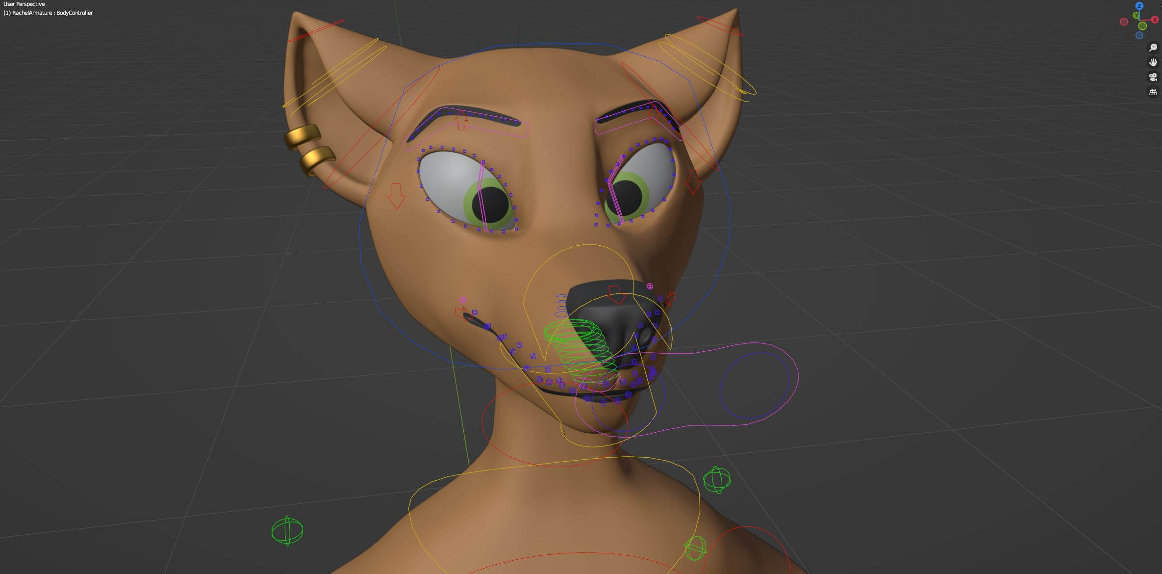 Rachel Anthro Dingo - 3D Model by CM Studios